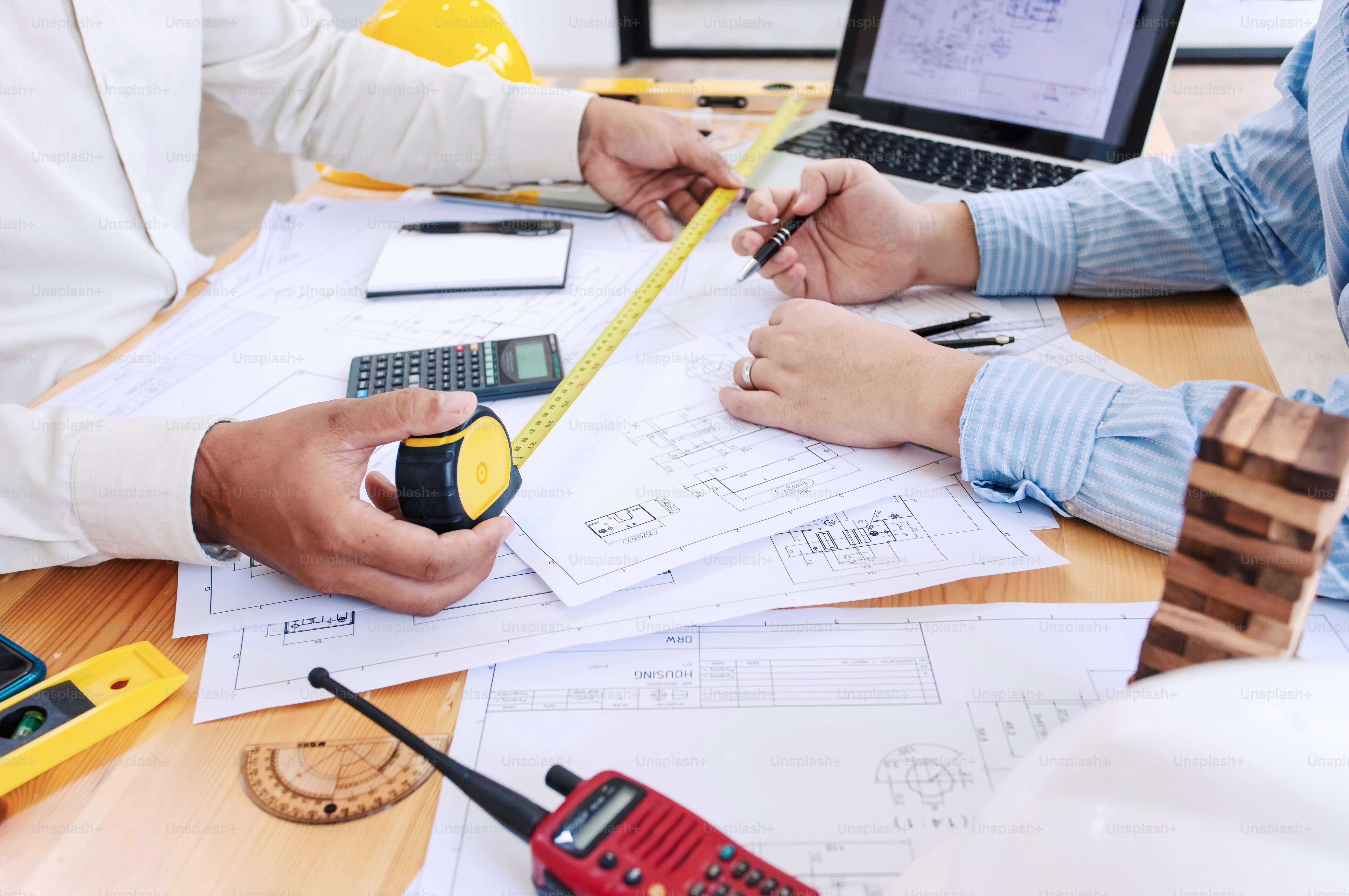 Engineers plan to complete construction create together in the meeting ...