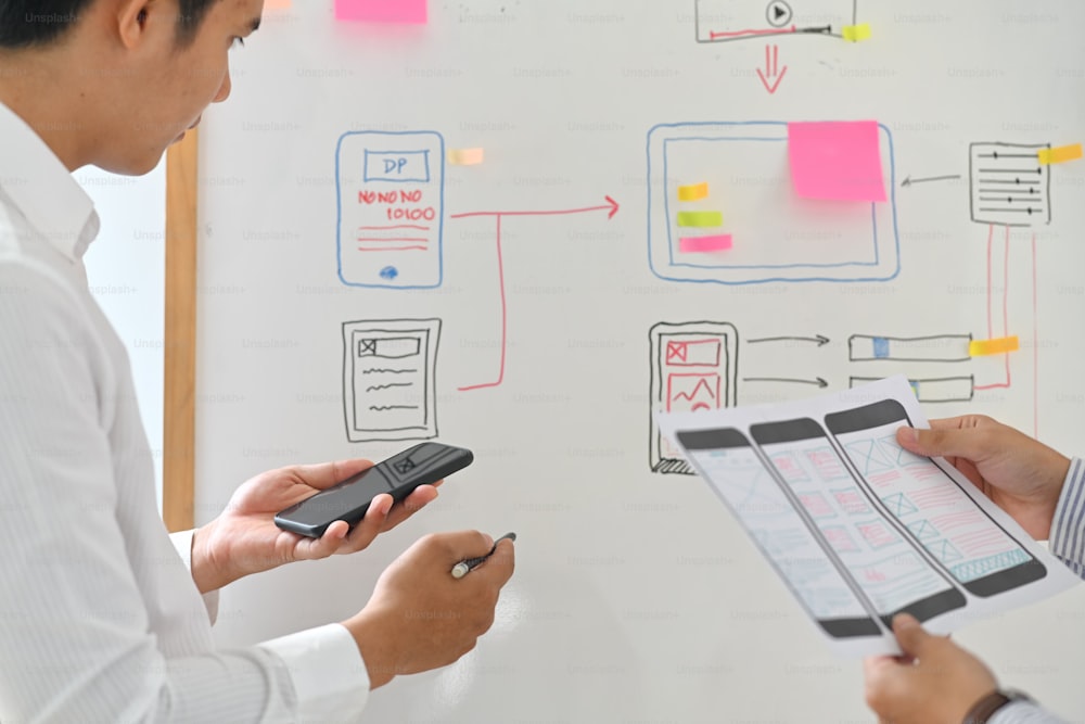 Concept de travail d’équipe de concepteur Web, UX, concepteur d ... Concept de travail d’équipe de concepteur Web, UX, concepteur d ...