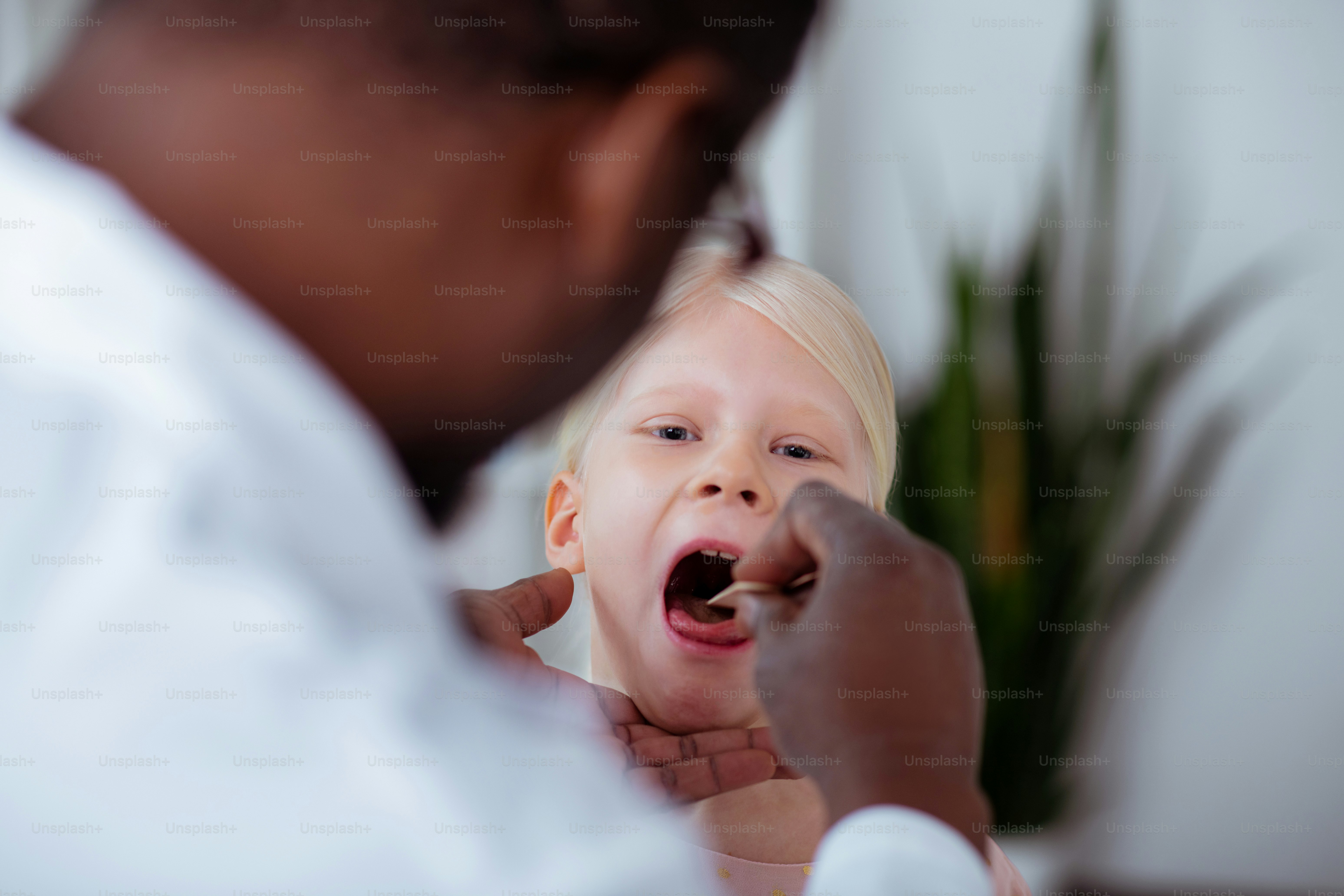 Girl opening mouth. Close up of blonde girl opening mouth while coming ...