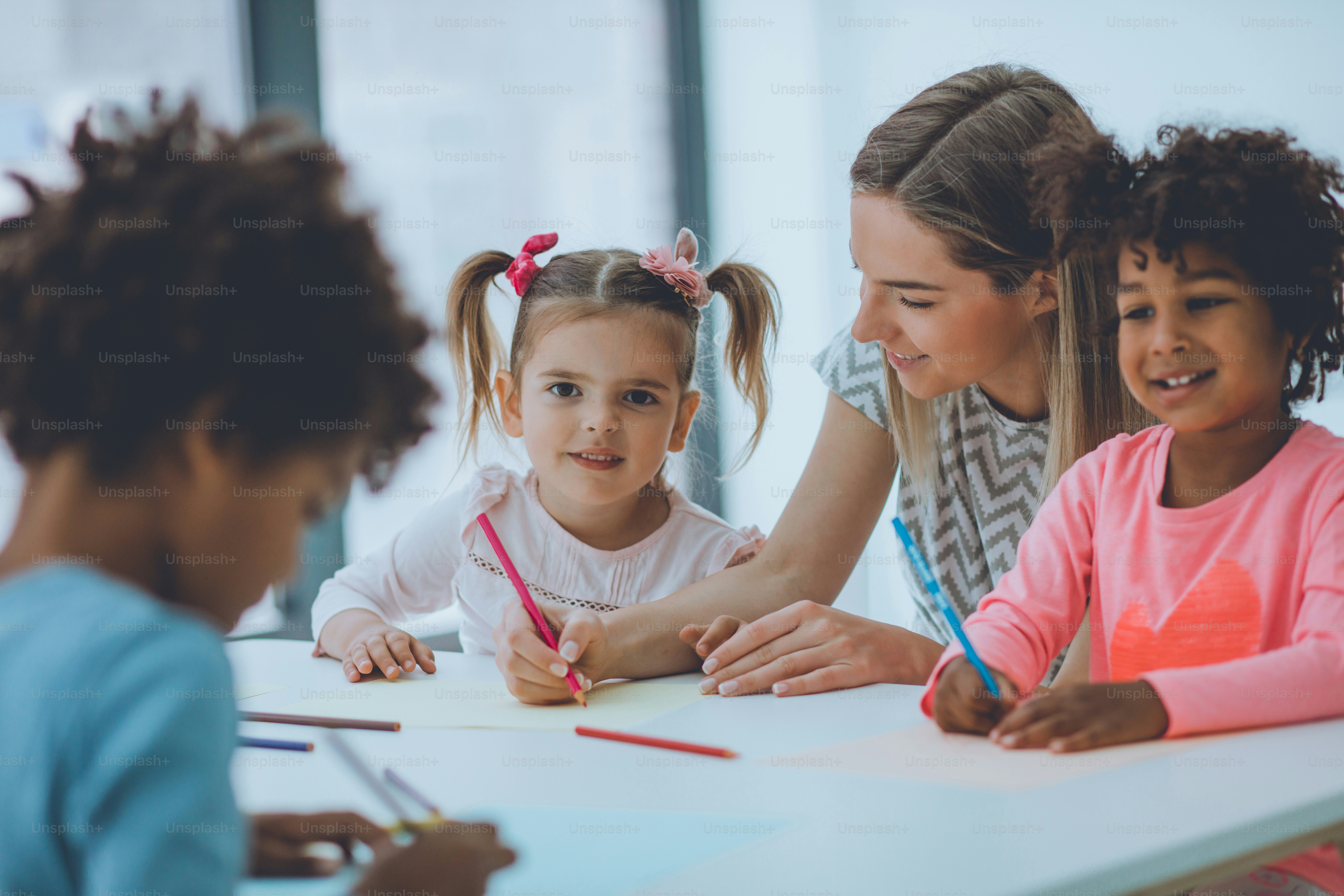 When I grow up I'll be an artist. Children in preschool. photo – People ...