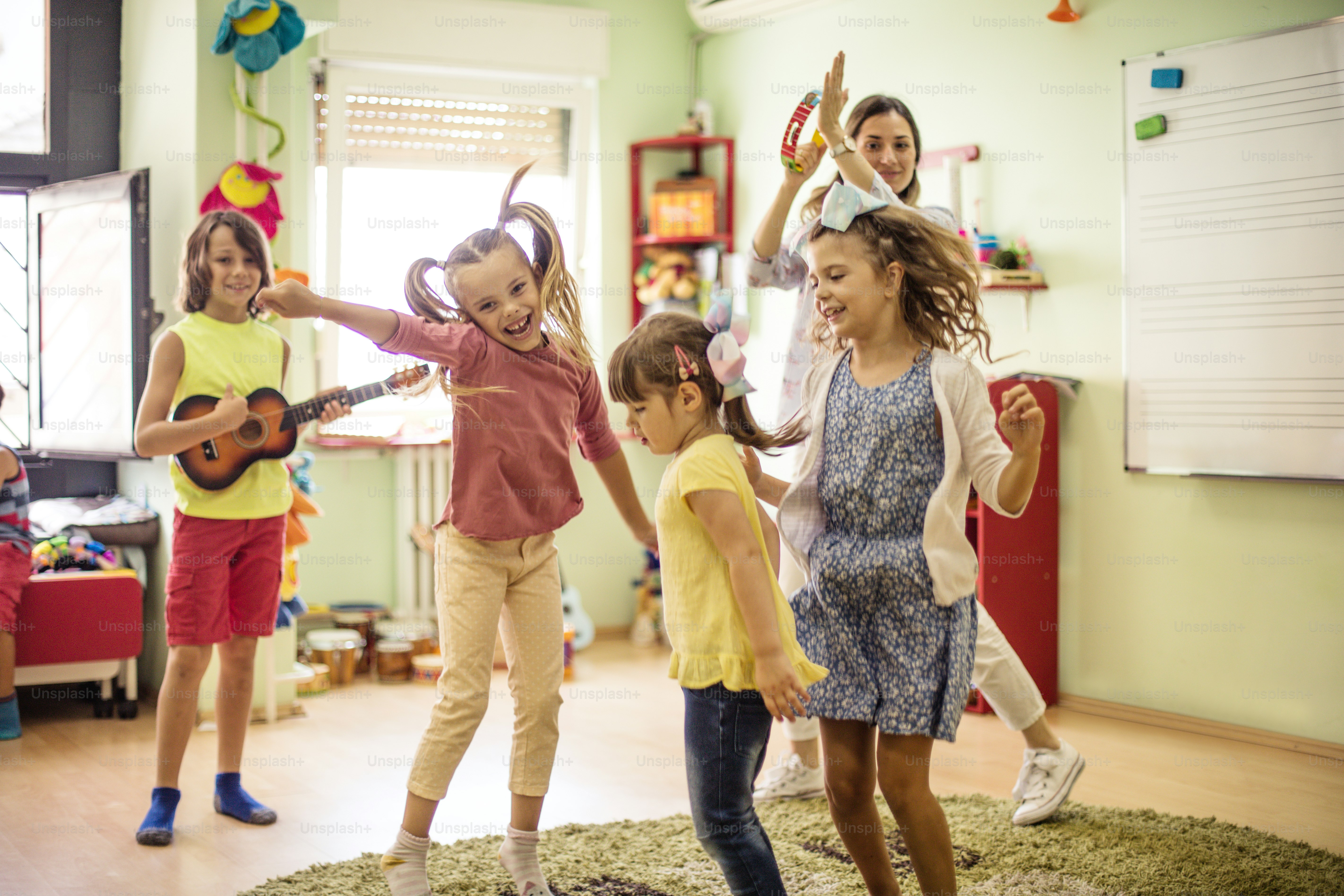 It is important that you have a rhythm. Children in preschool. photo ...