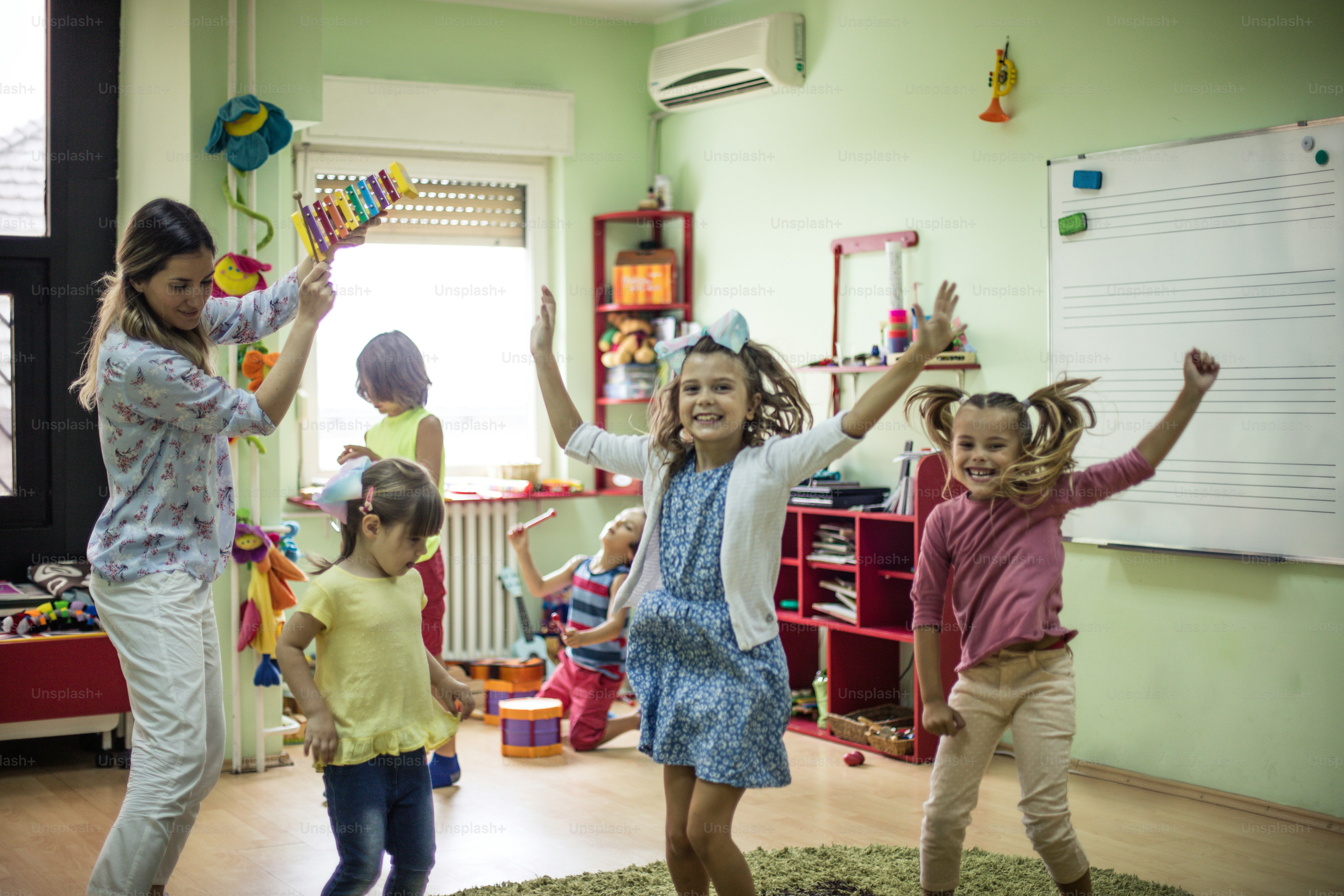 It is important that you have a rhythm. Children in preschool. photo ...