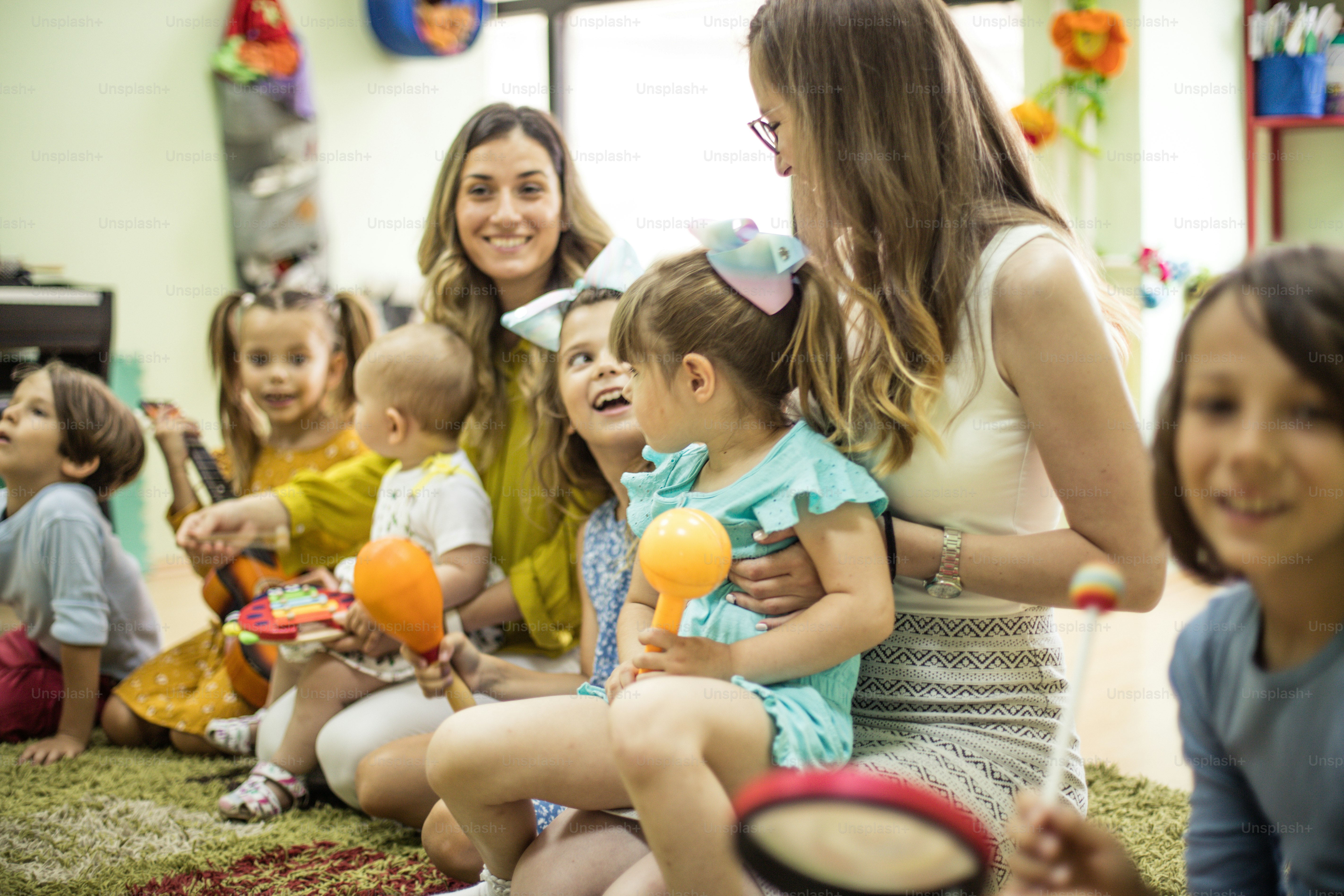 It is important that you have a rhythm. Children in preschool. photo ...