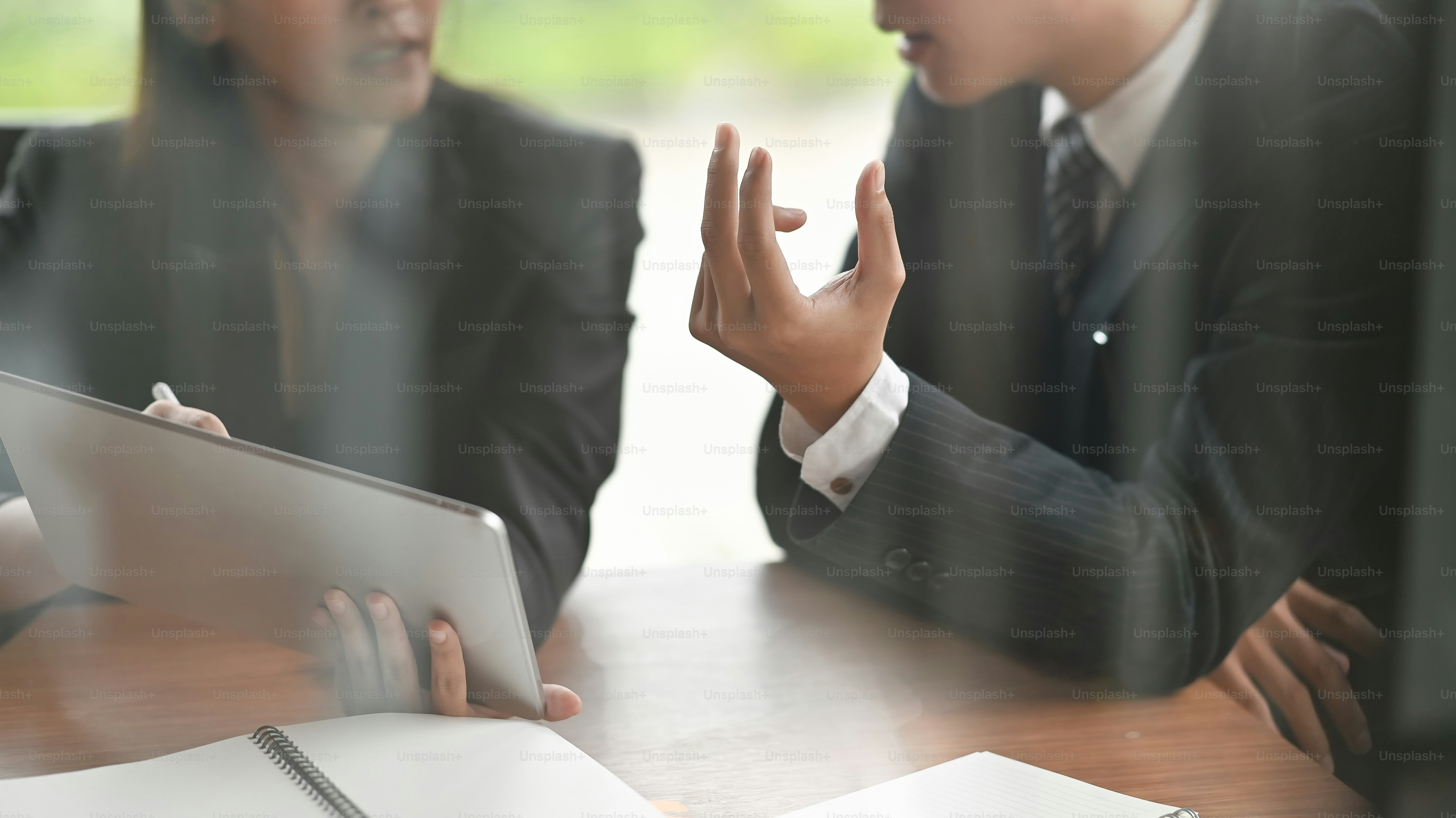 Investor working new startup project with meeting business discussion ...