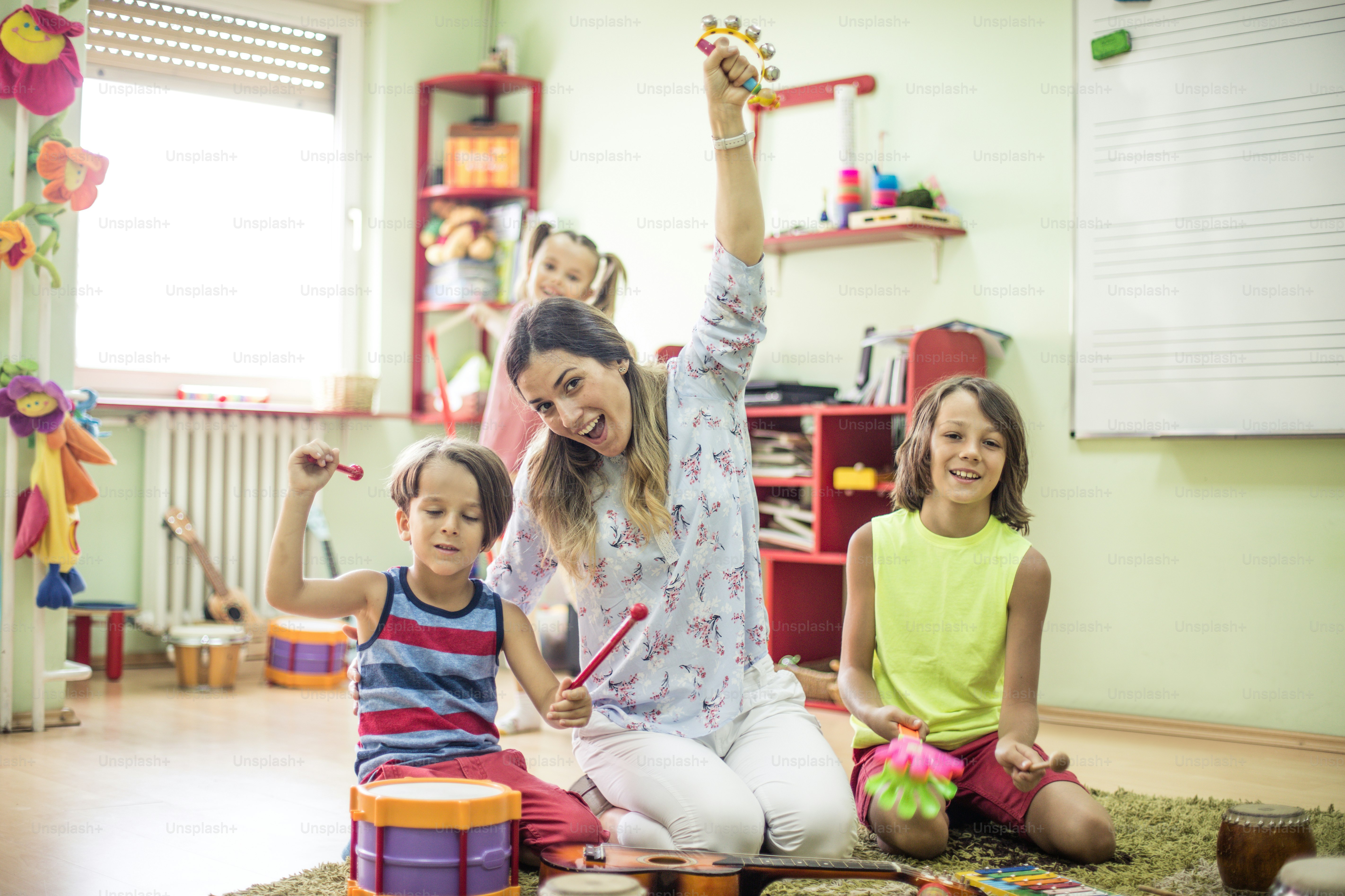 It is important that you have a rhythm. Children in preschool. photo ...