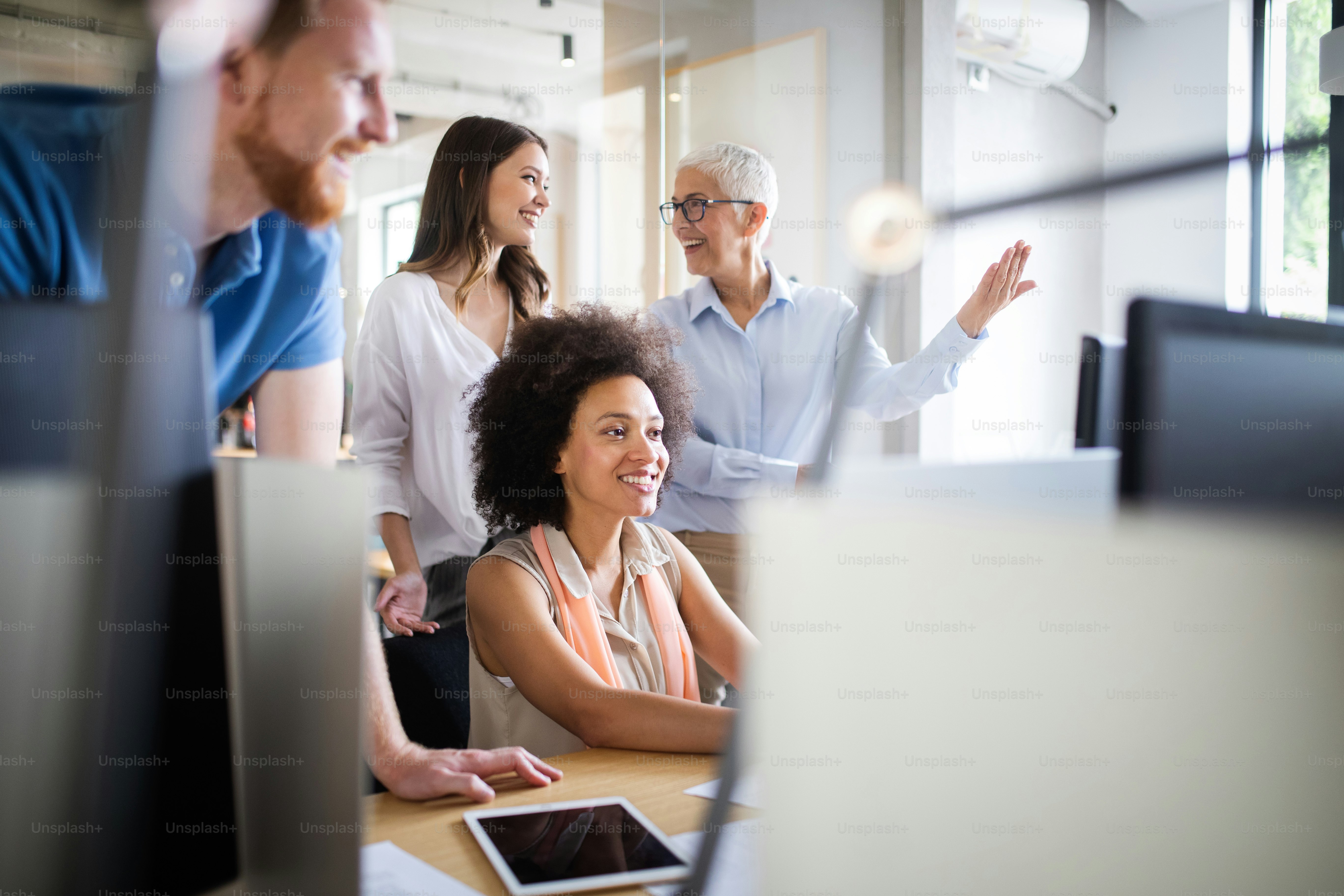 Business People Meeting Conference Teamwork Discussion Corporate ...