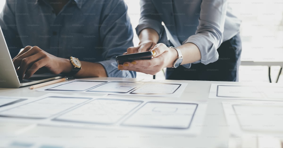 Programmer And Ux Ui Designer Working In A Software Development And