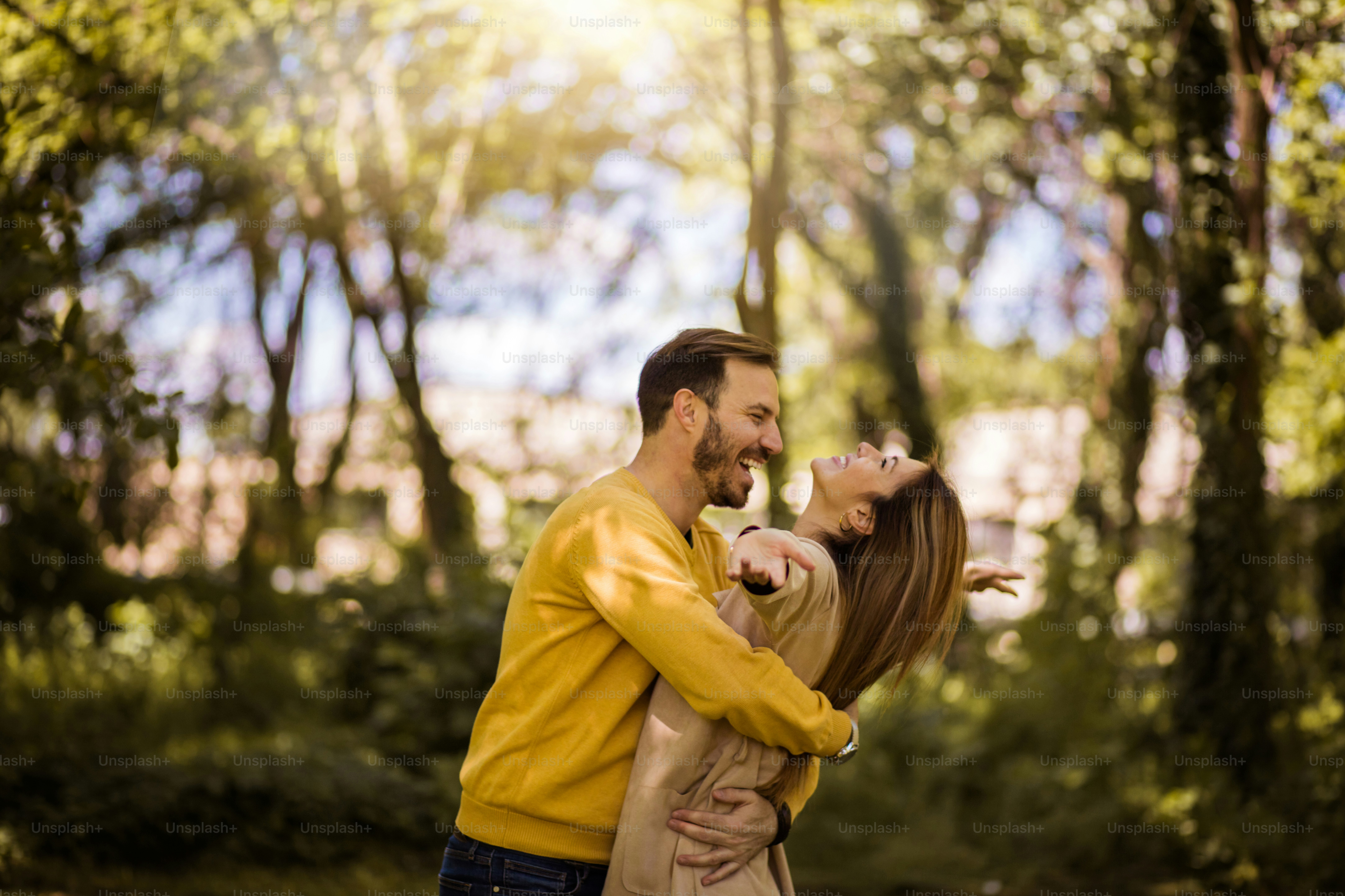 The craziest couples are the happiest couples. Couple in nature. photo – Meadow Image on Unsplash