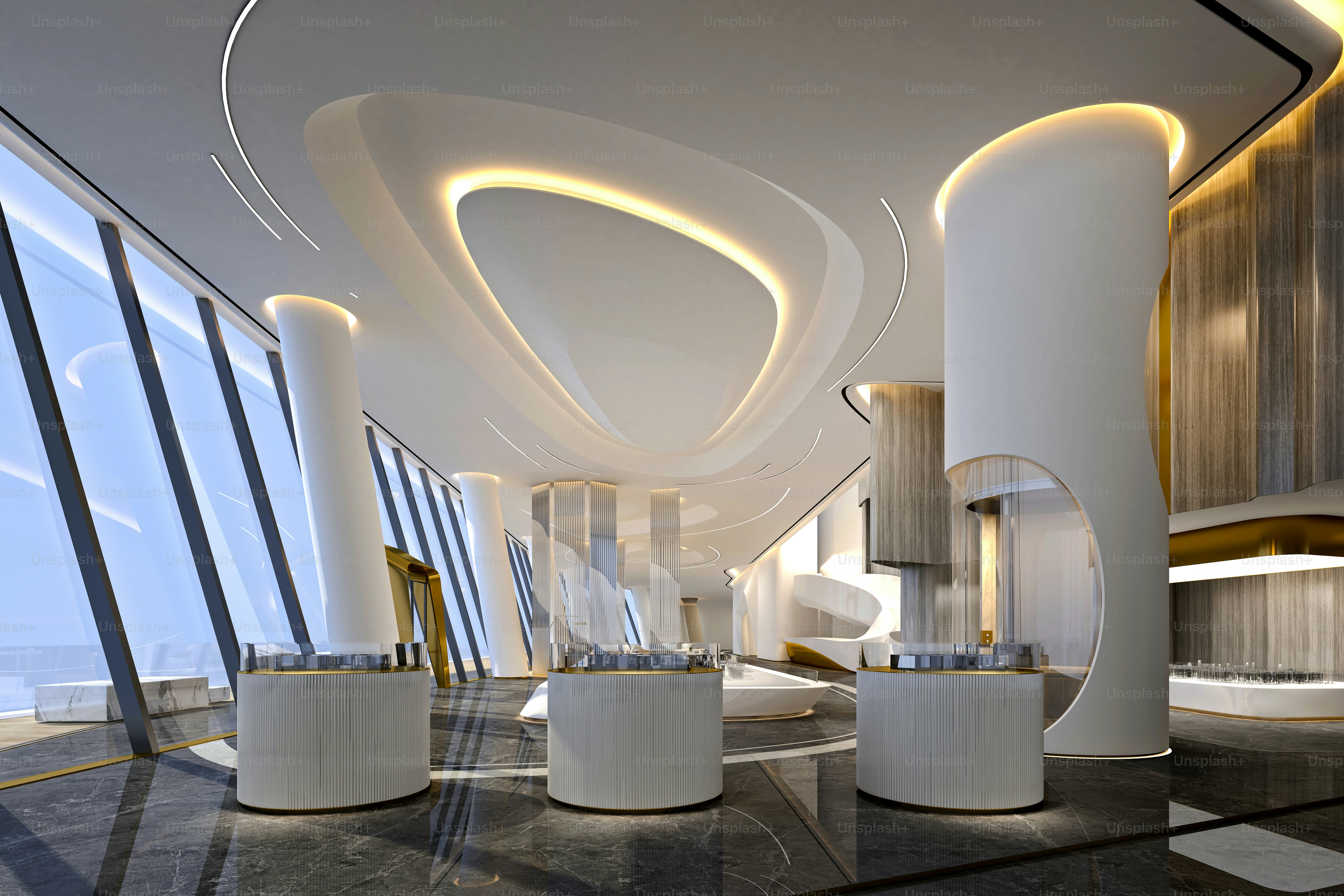 Rendu 3D du hall et de la réception d’un hôtel de luxe photo – Hôtel de luxe Photo sur Unsplash