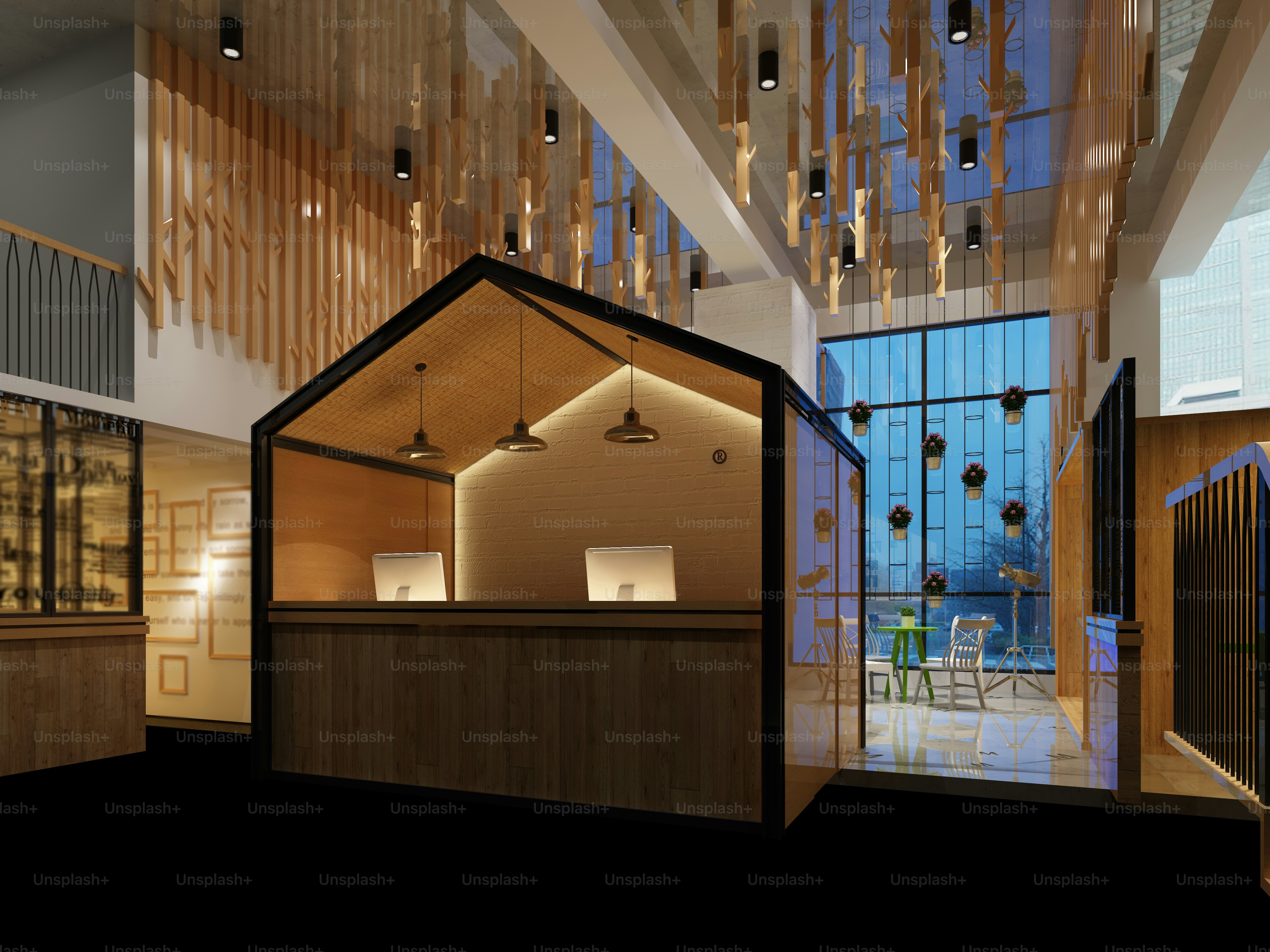 3D render of store in shopping mall photo – Shape Image on Unsplash