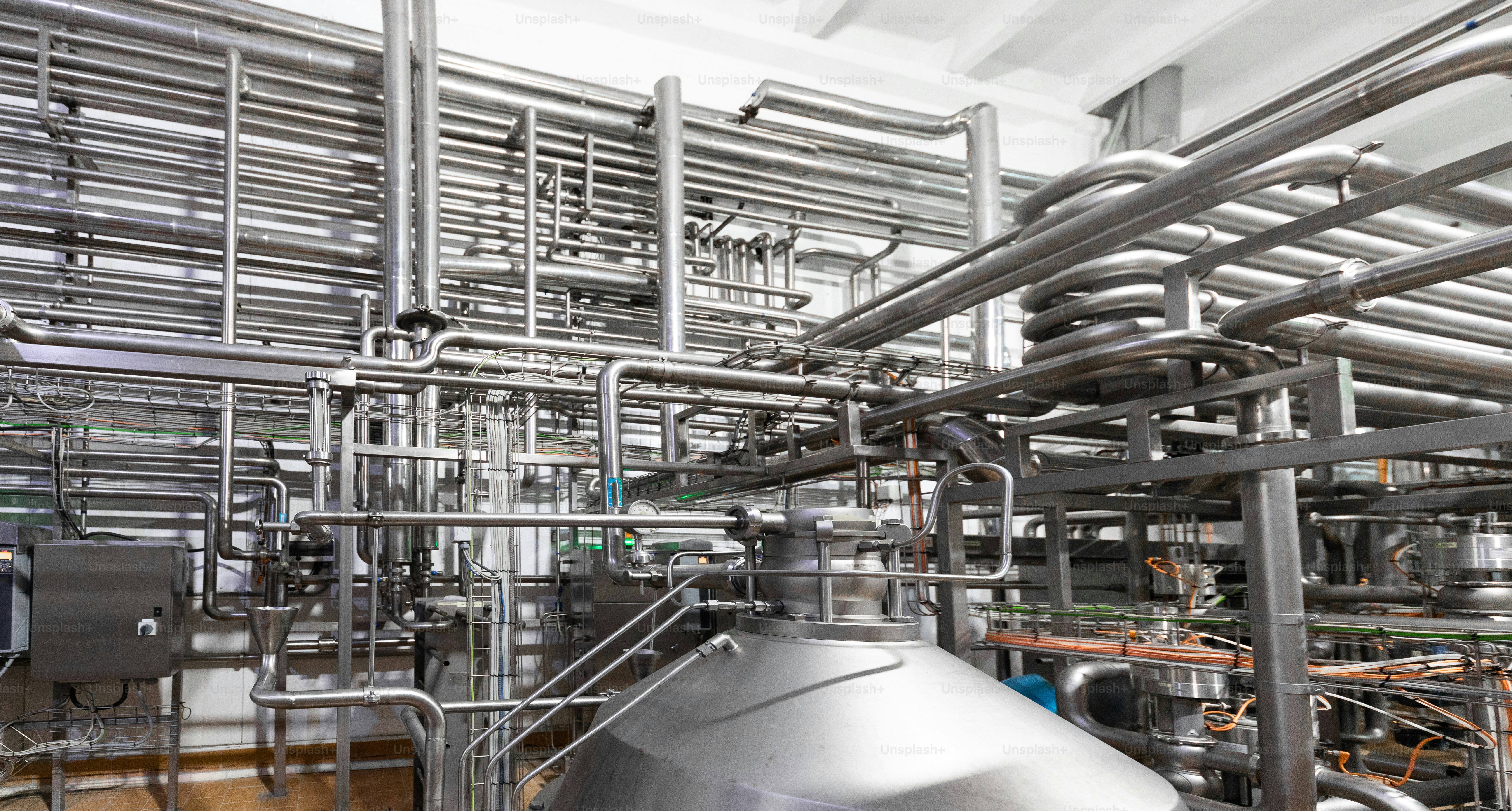Tanques para mezclar líquidos. Industria alimentaria. Equipos de ...