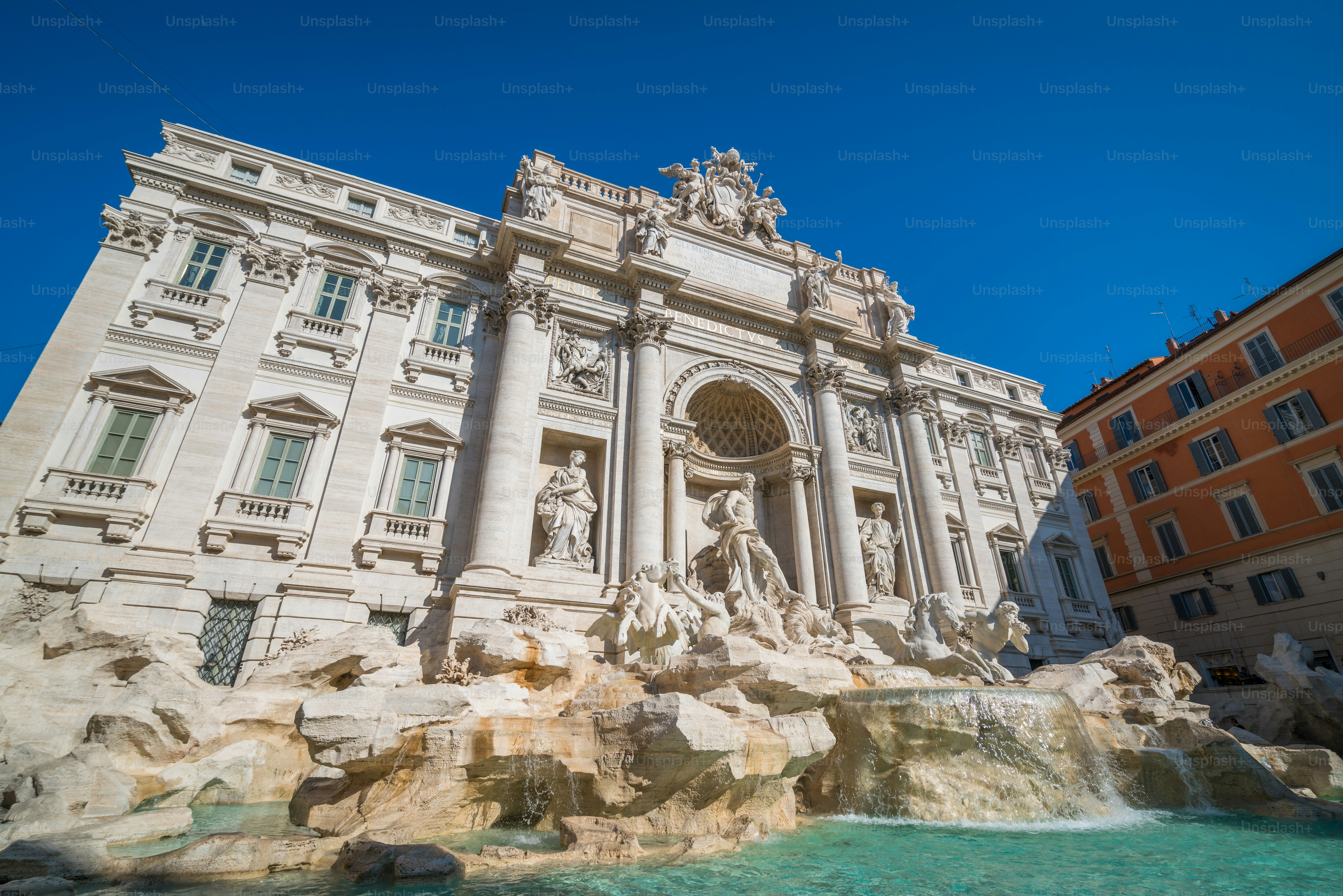 The Trevi Fountain is a fountain in the Trevi district in Rome, Italy ...