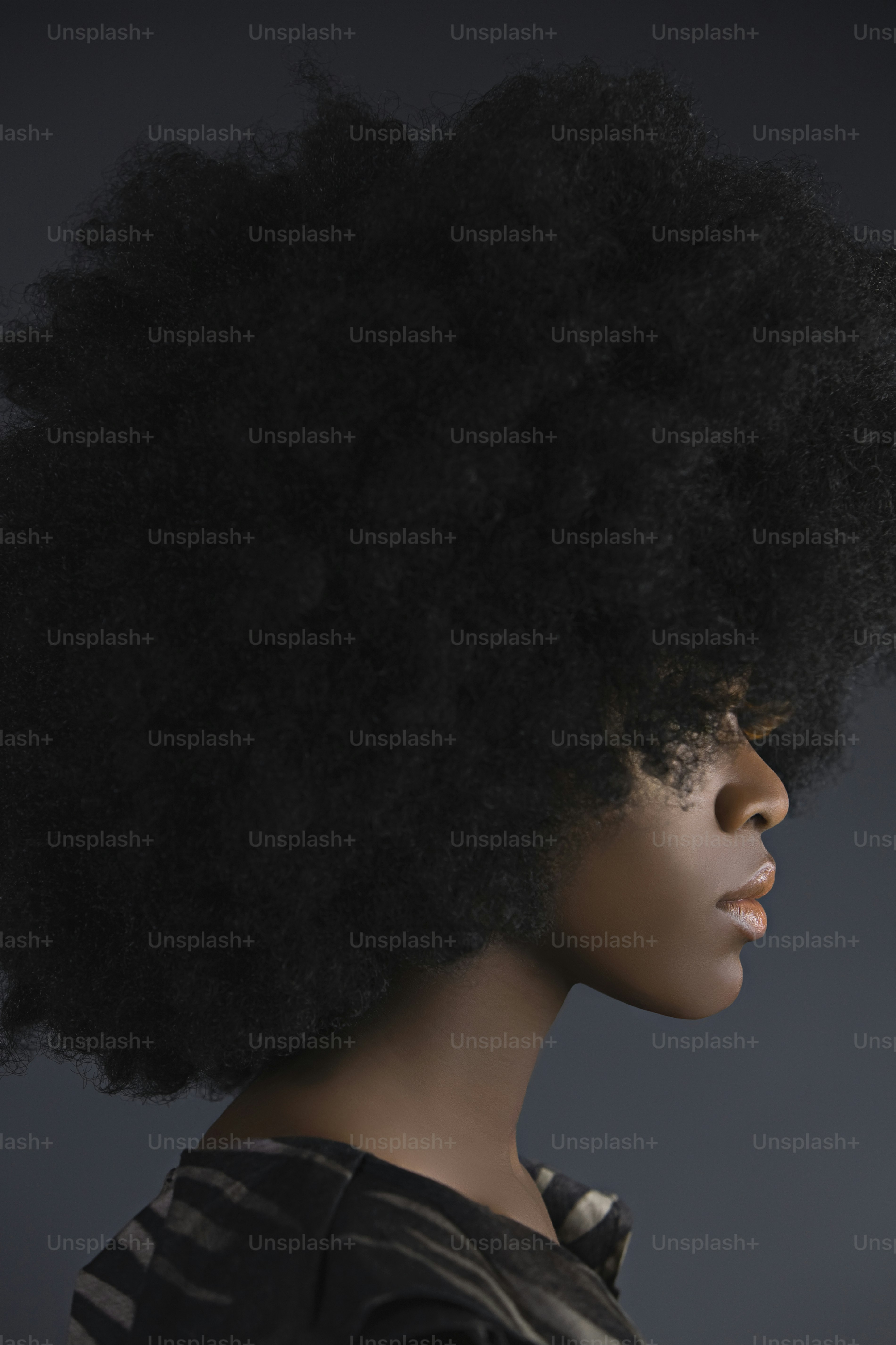 Women Afro Profile