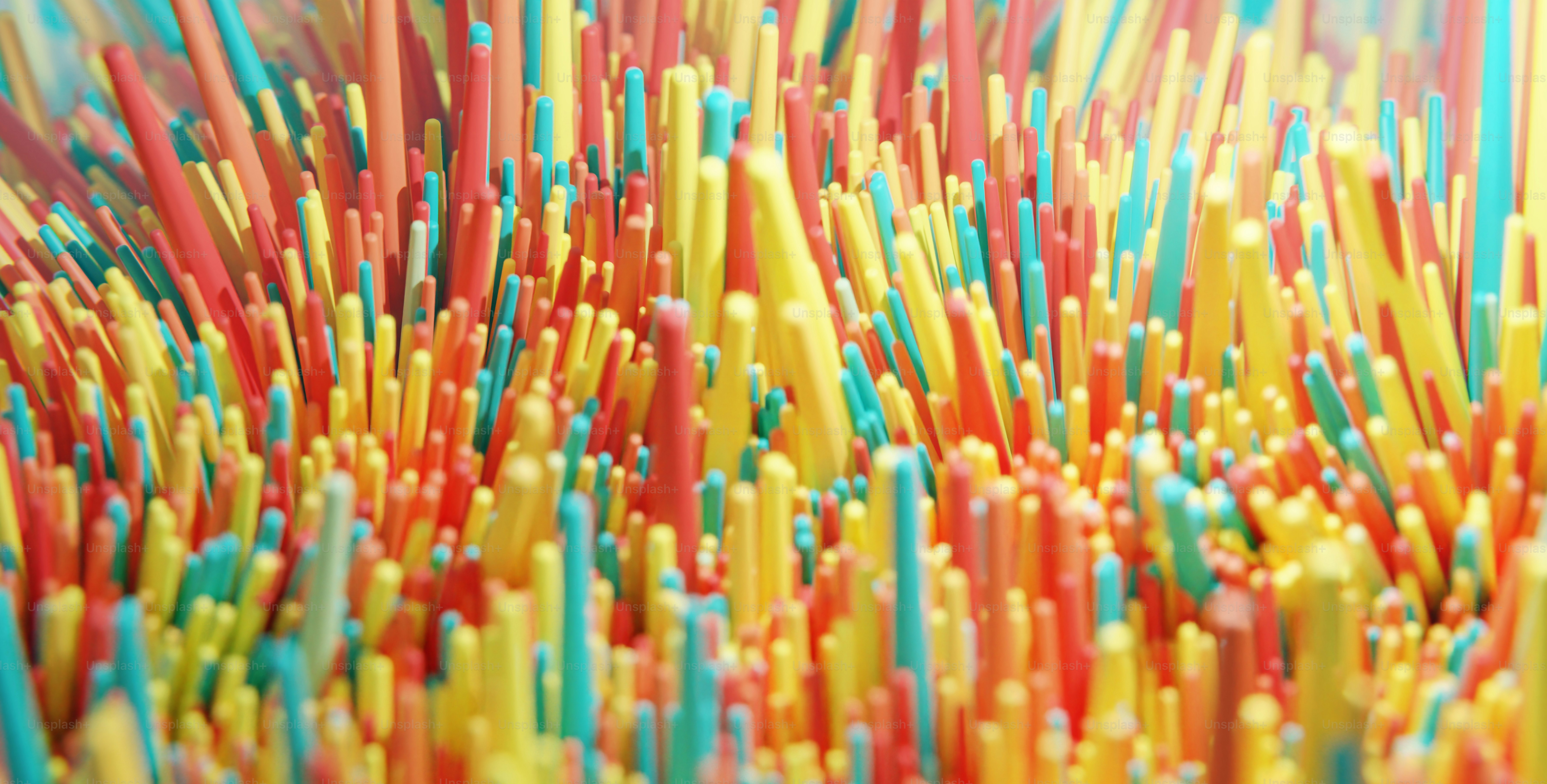A close up of many different colored straws photo – Wallpaper Image on ...