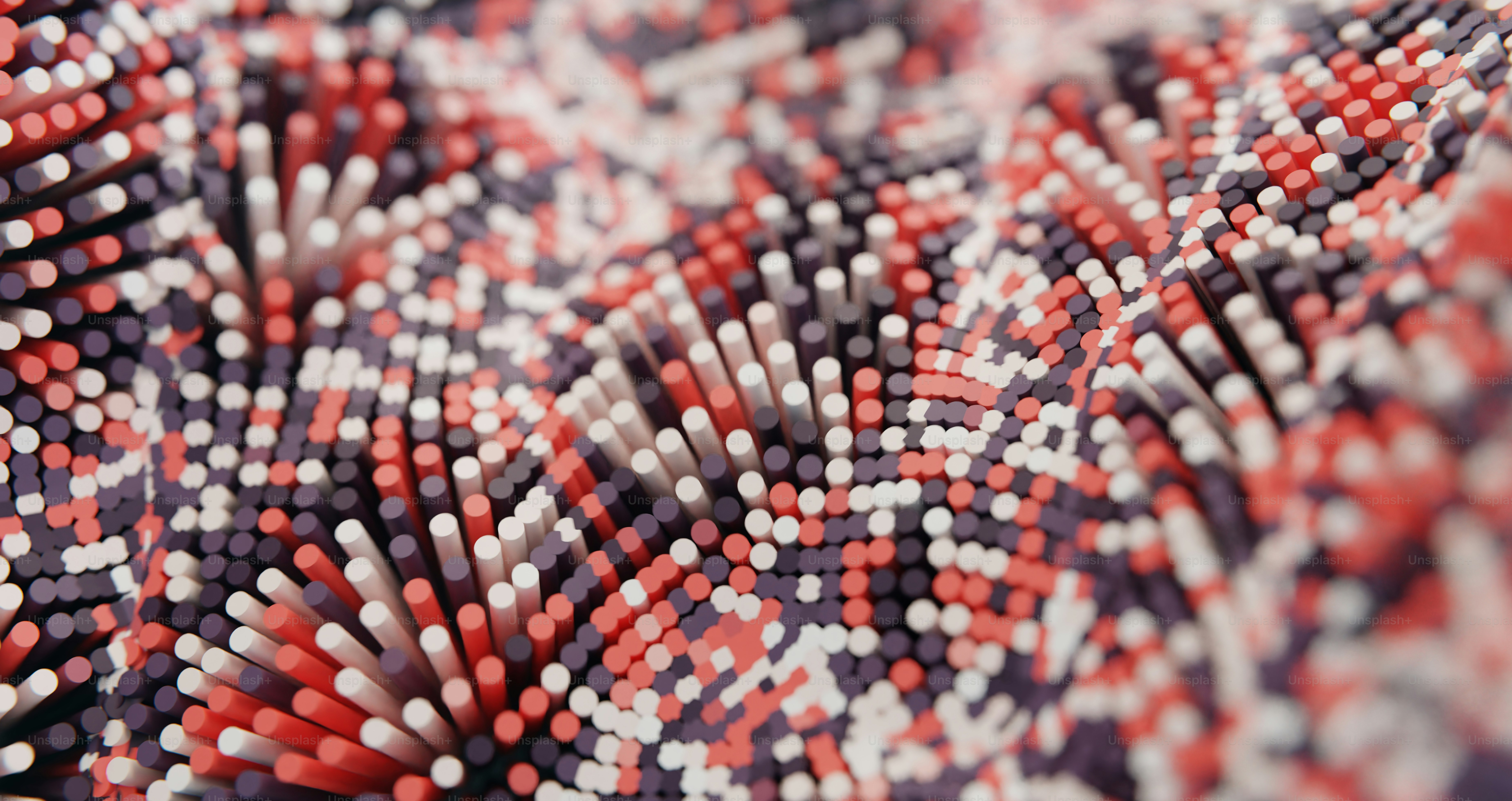 A close up of a red, white and blue pattern photo – Background Image on ...