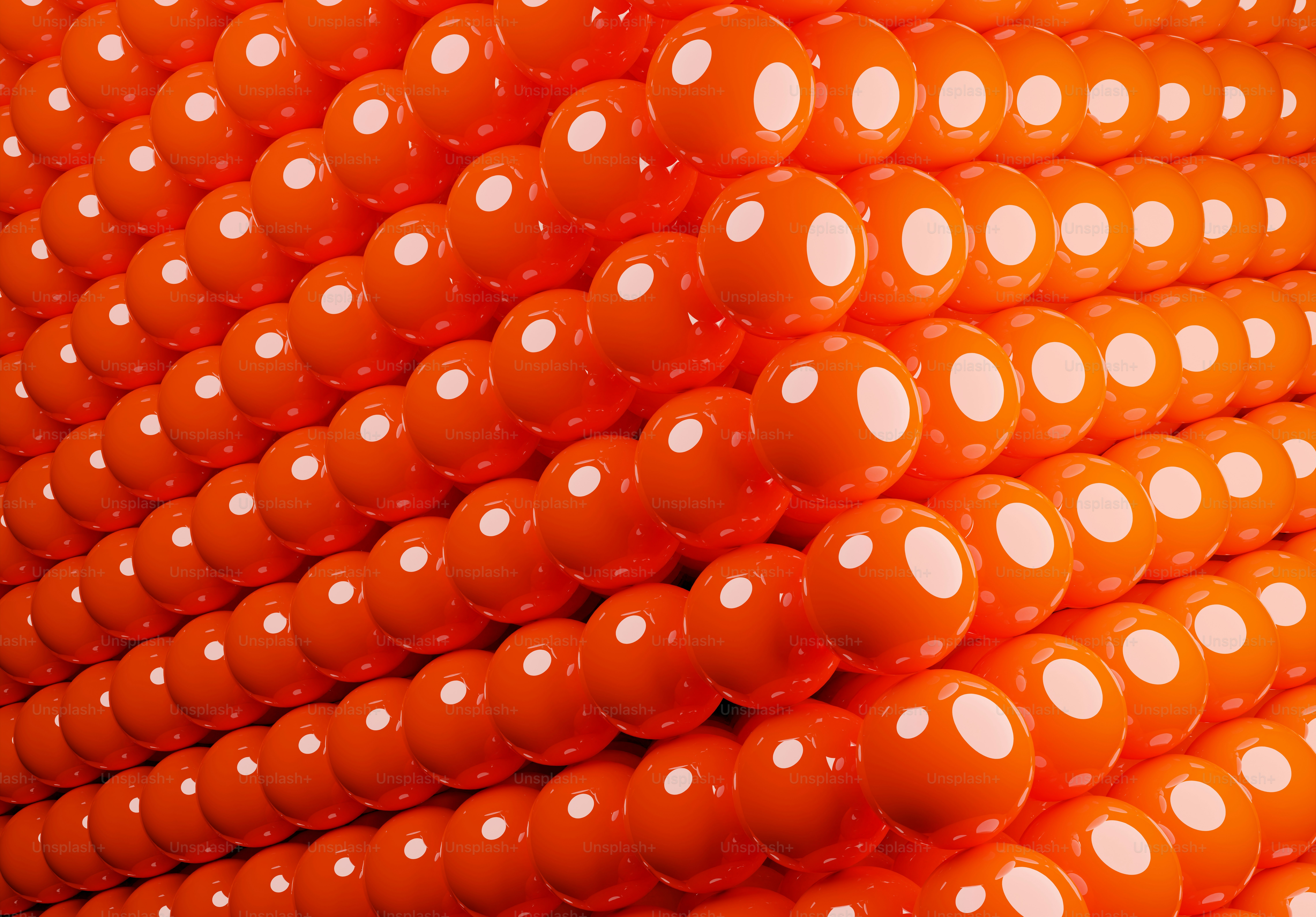 A large pile of orange and white balls photo – Artwork Image on Unsplash