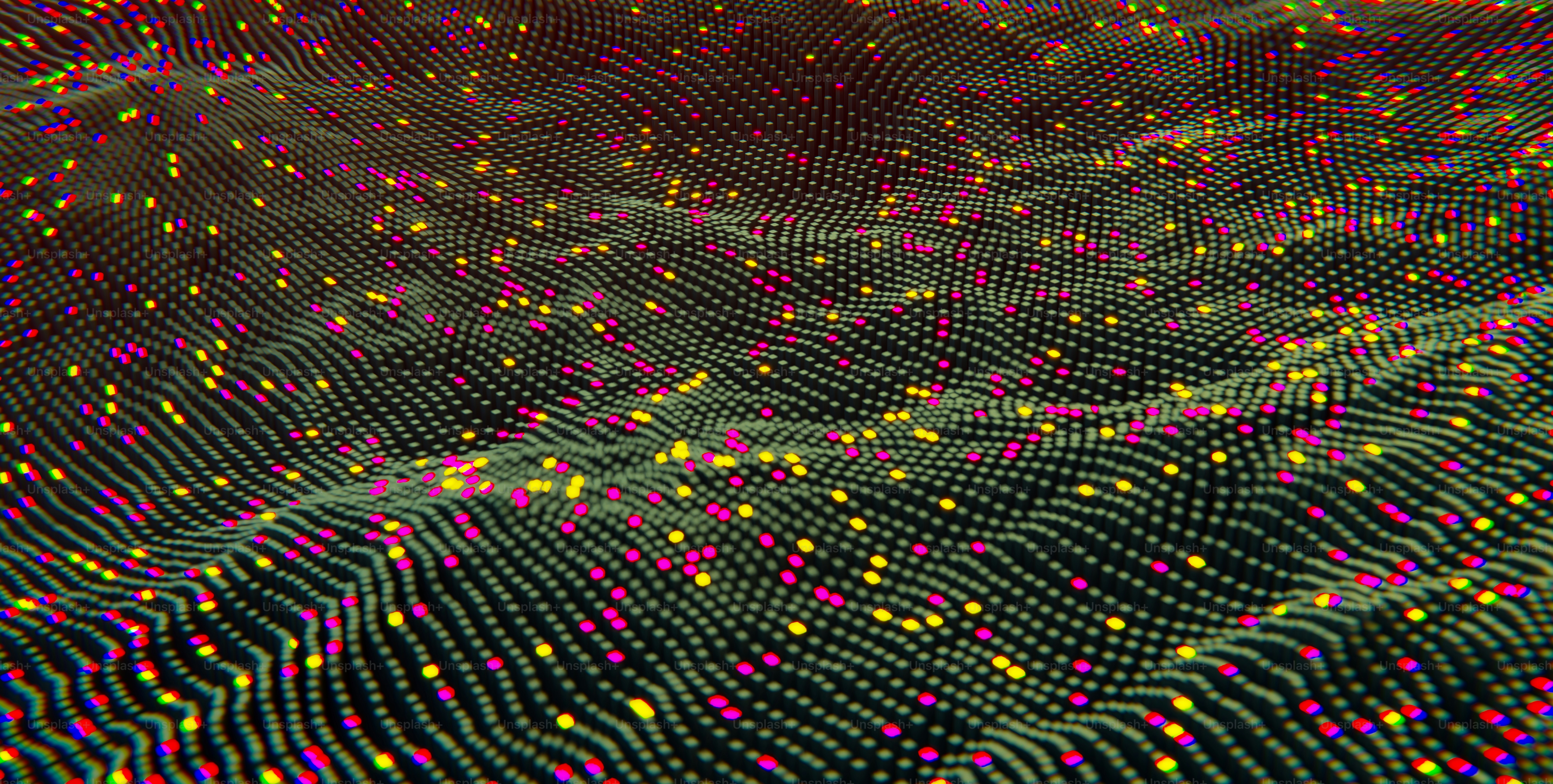 A computer generated image of an array of dots photo – Wallpaper Image ...