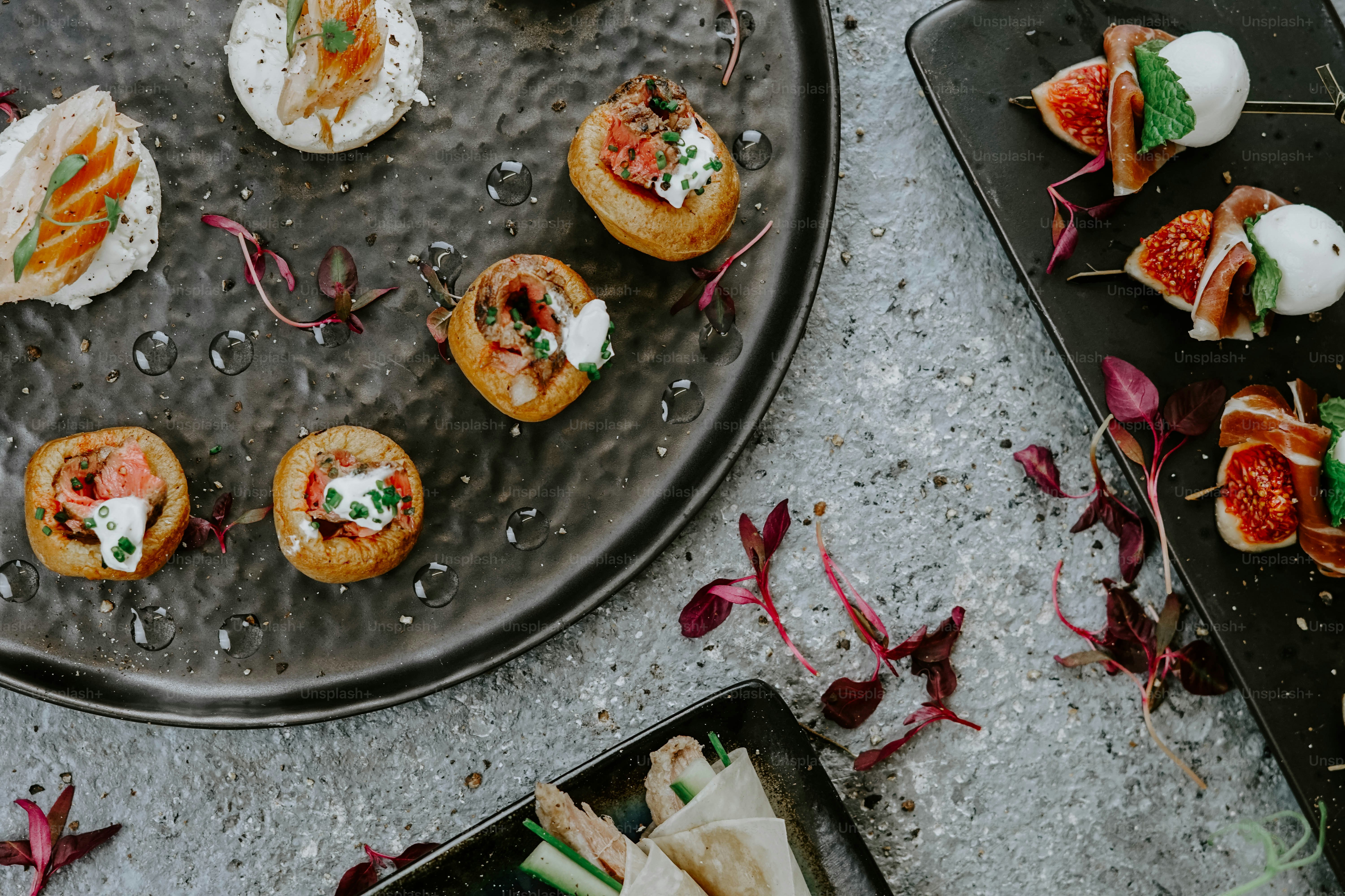 A plate of appetizers on a table photo – Finger food Image on Unsplash