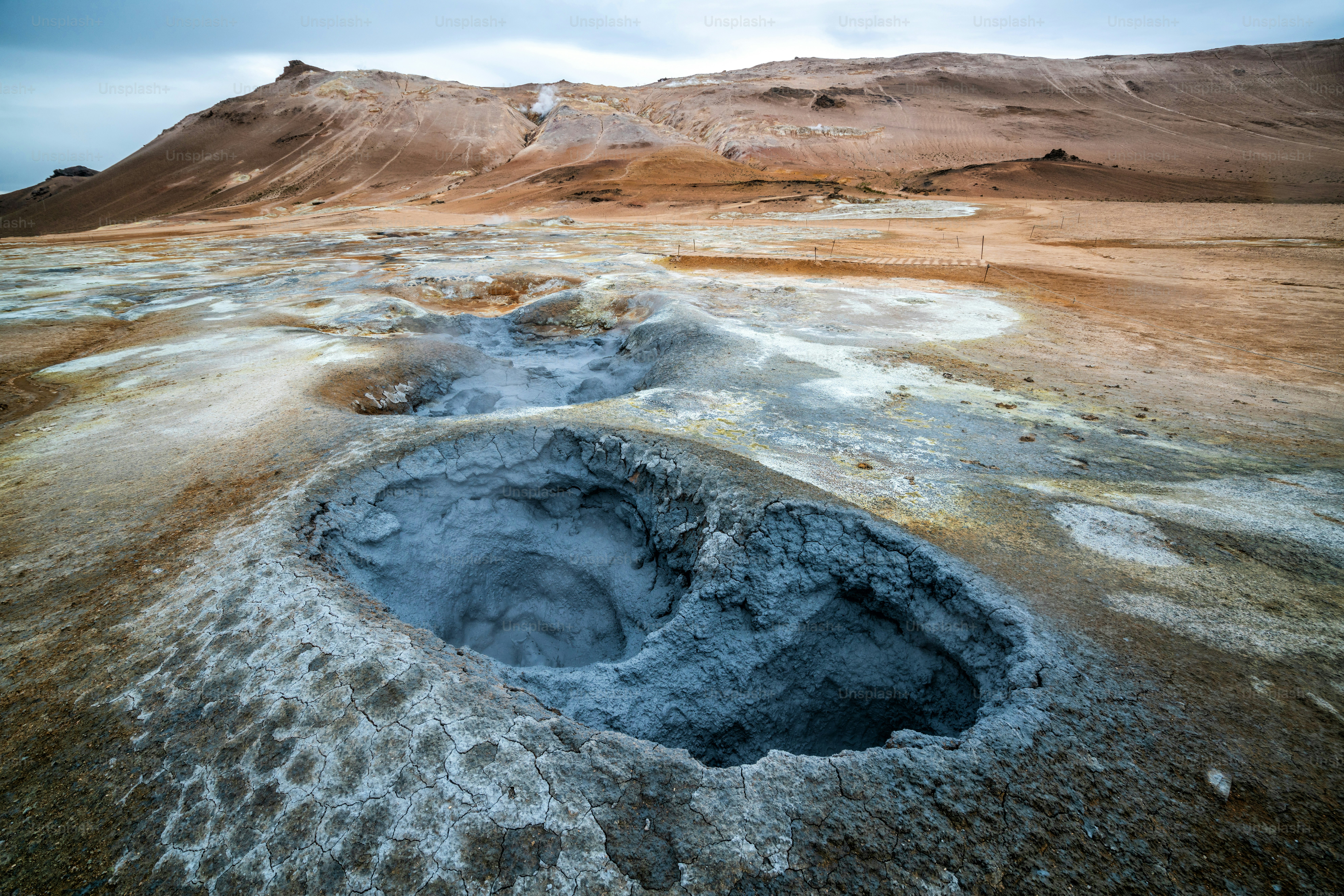 Hverir (Icelandic: Hverarond) is geothermal area in Myvatn, Iceland ...