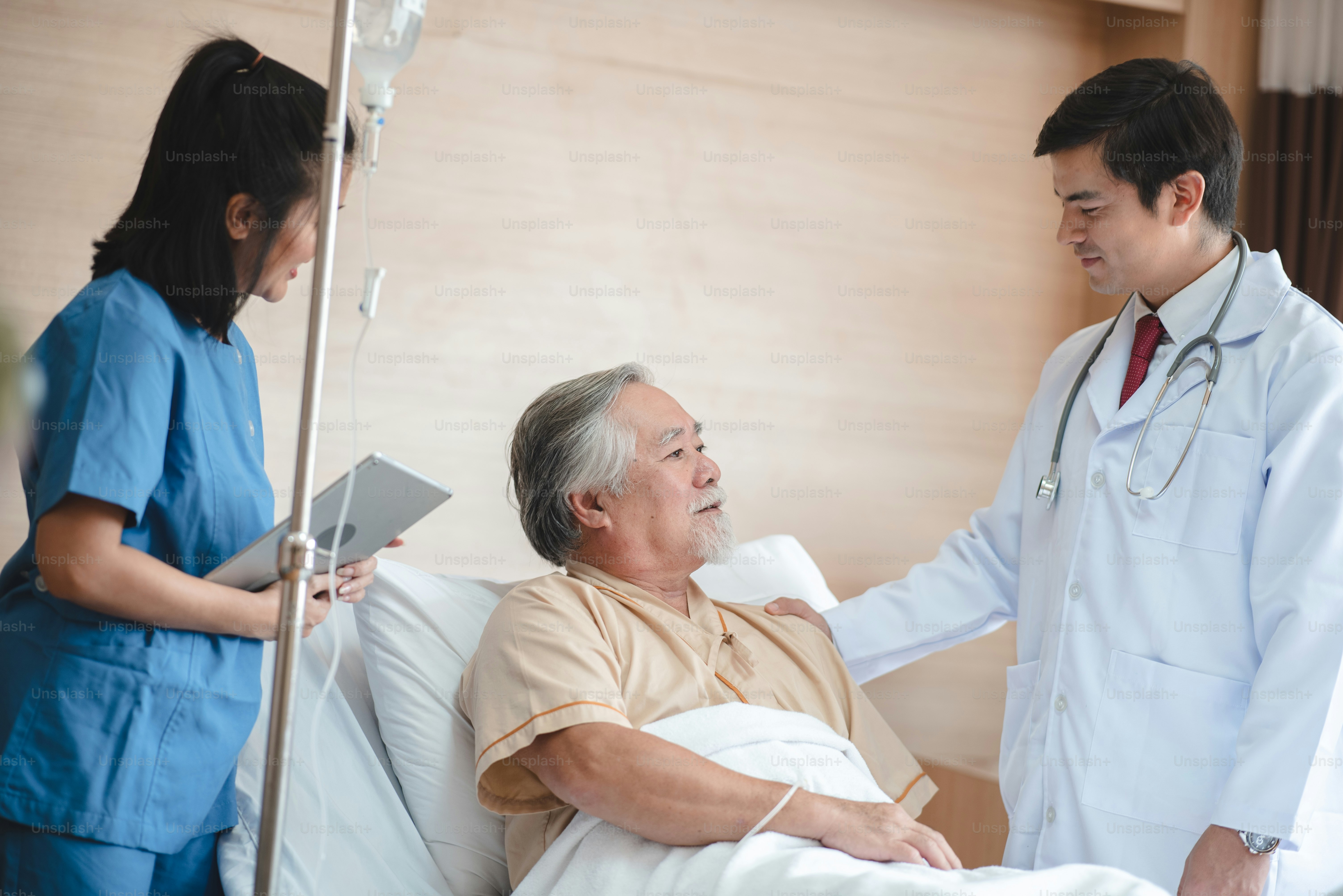 Professional doctor person working at hospital, medical health care and ...