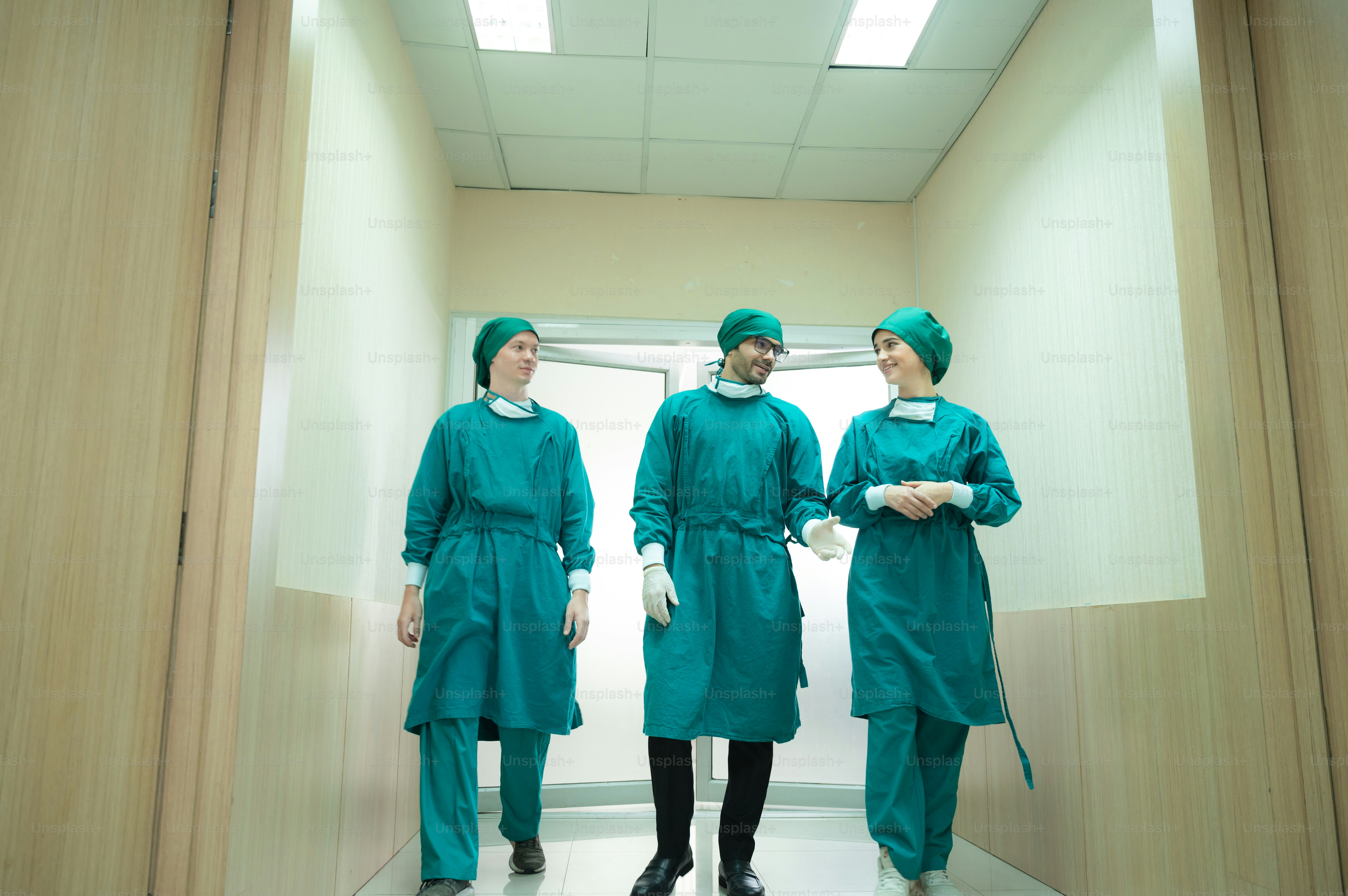 Surgical doctor team concept, professional surgeon at medical operation ...