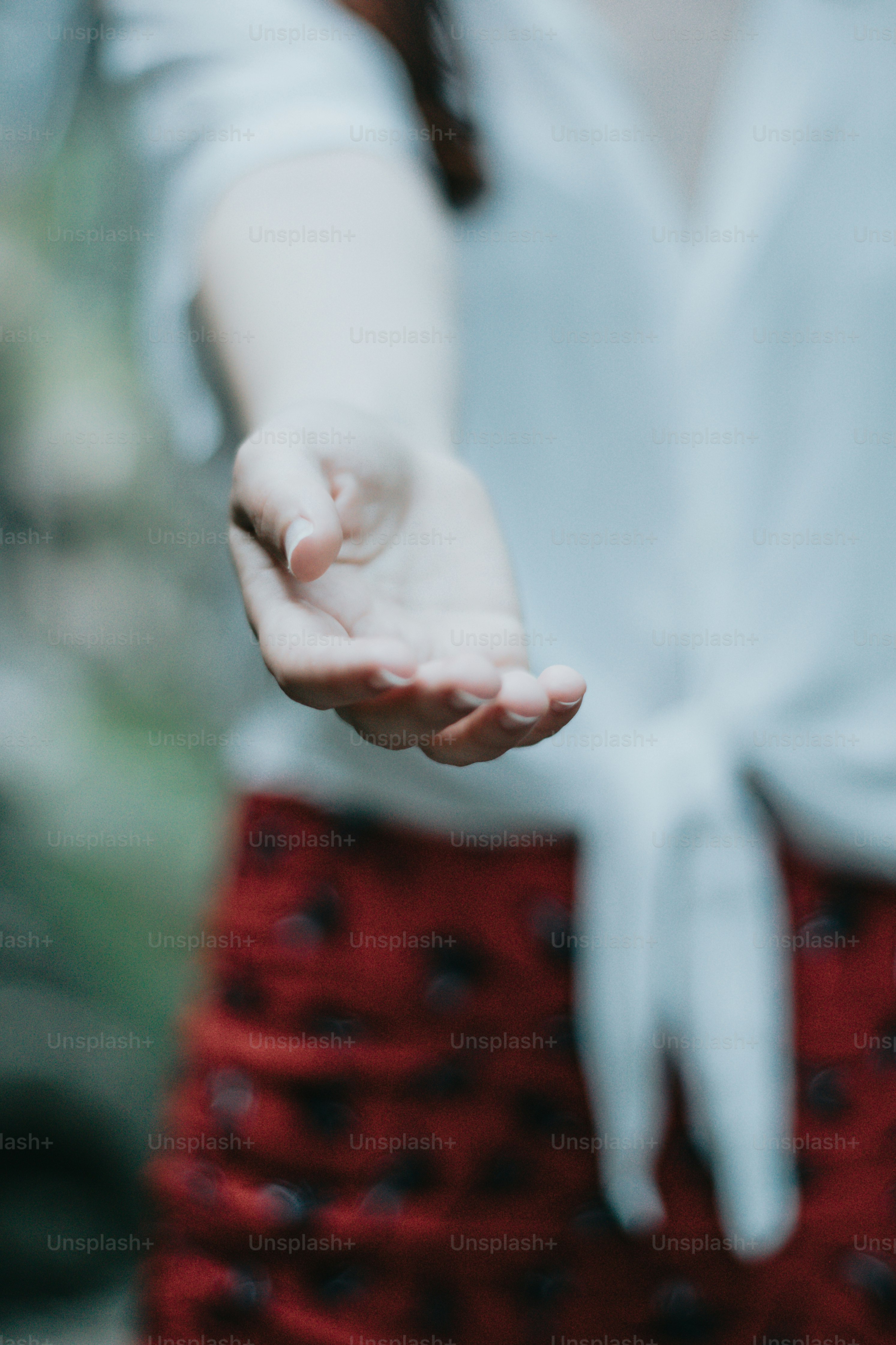A close up of a person holding out their hand photo – Help Image on ...