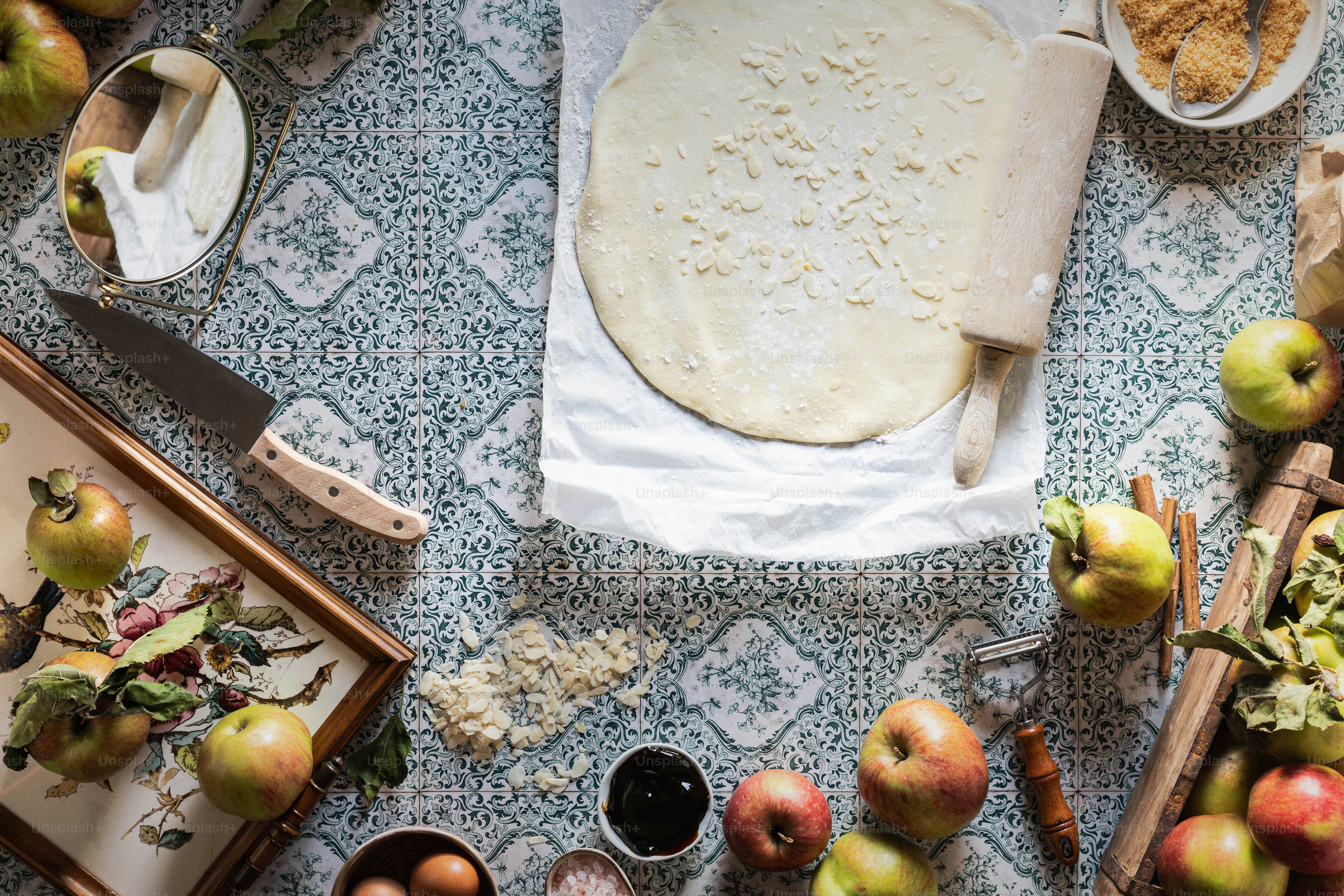 A table topped with lots of different types of food photo – Food Image ...