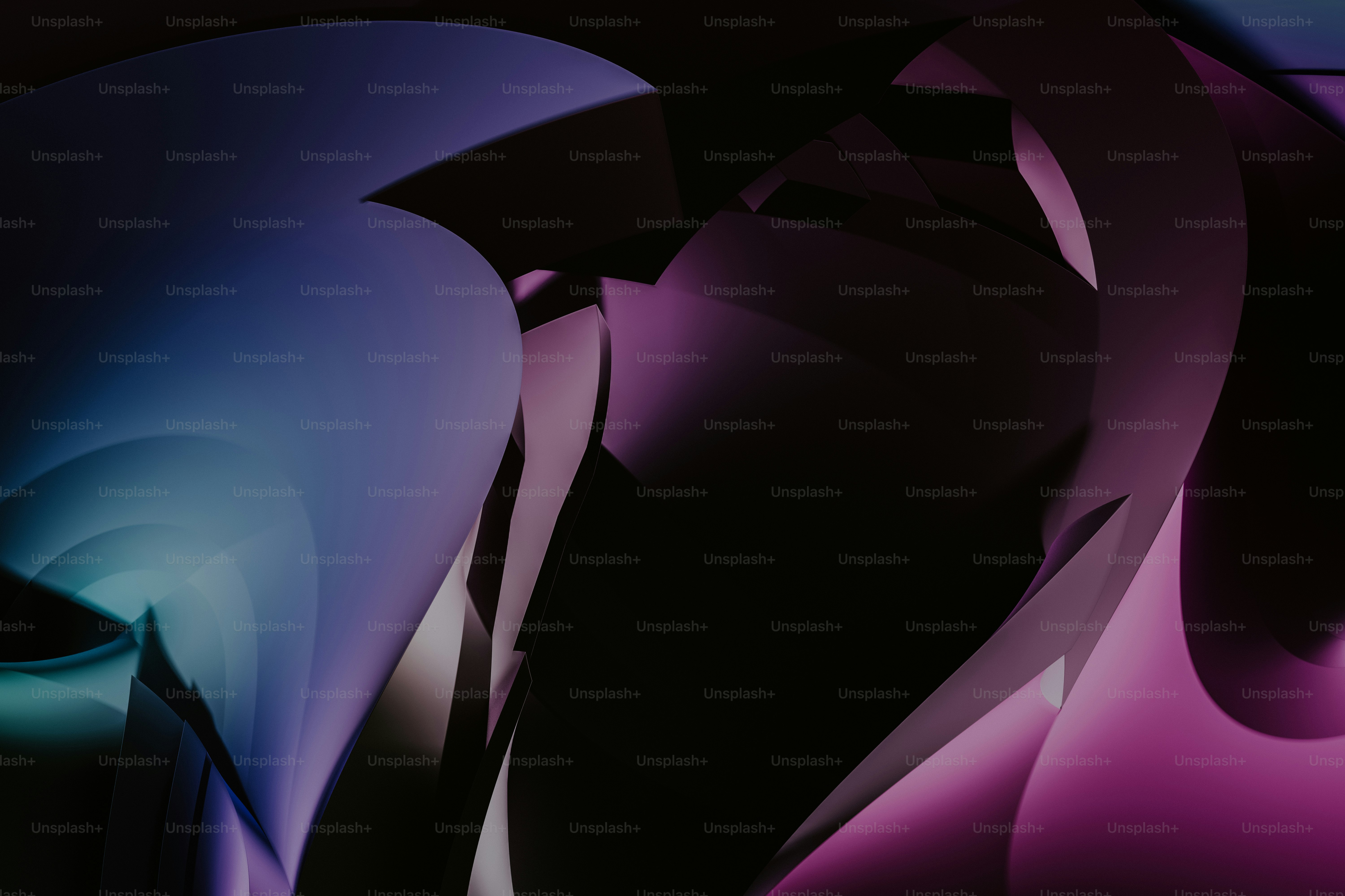 A purple and blue abstract background with curves photo – 3d renders Image on Unsplash