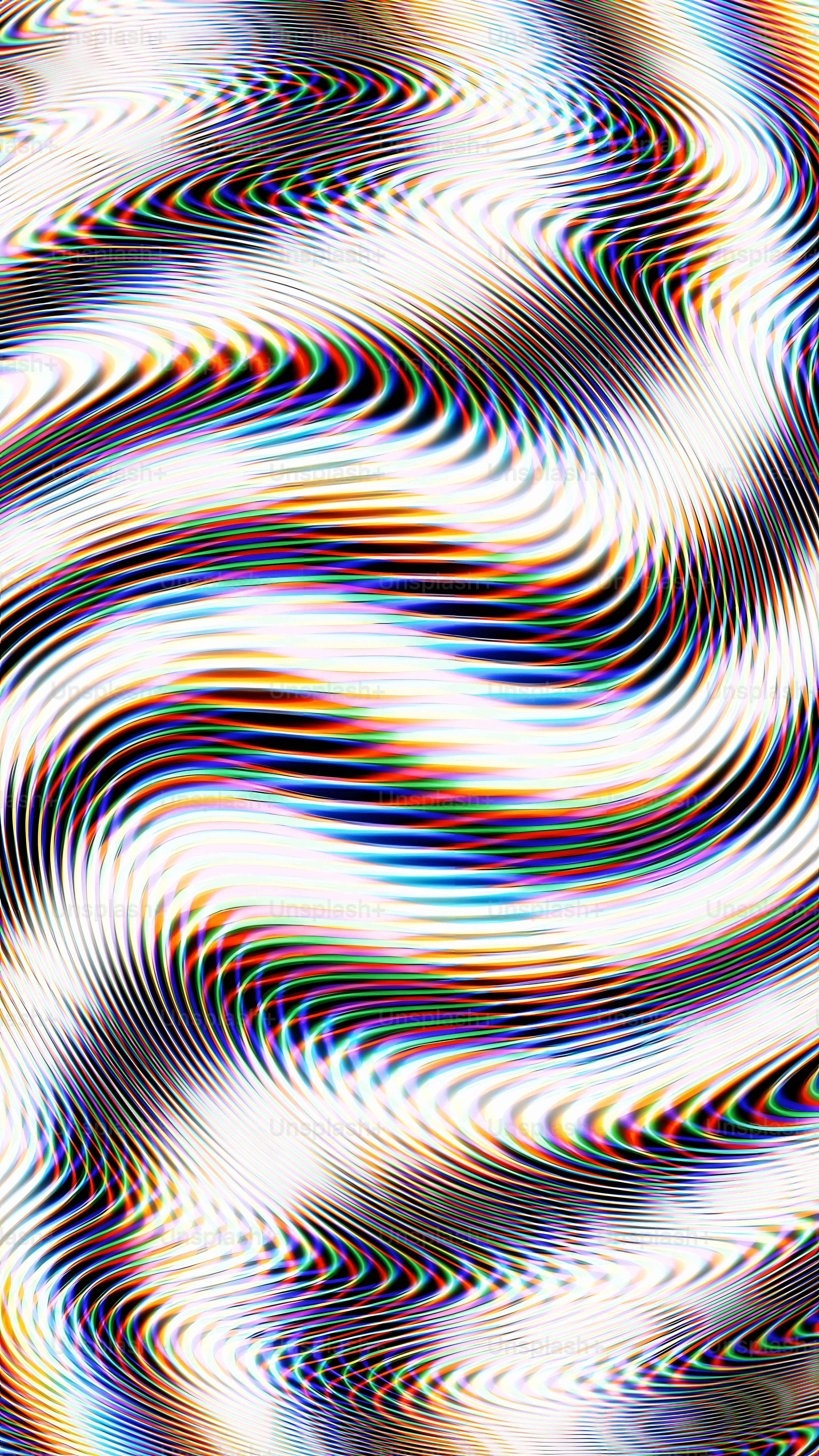 Foto Una imagen distorsionada de líneas onduladas – Patrón Imagen en ...