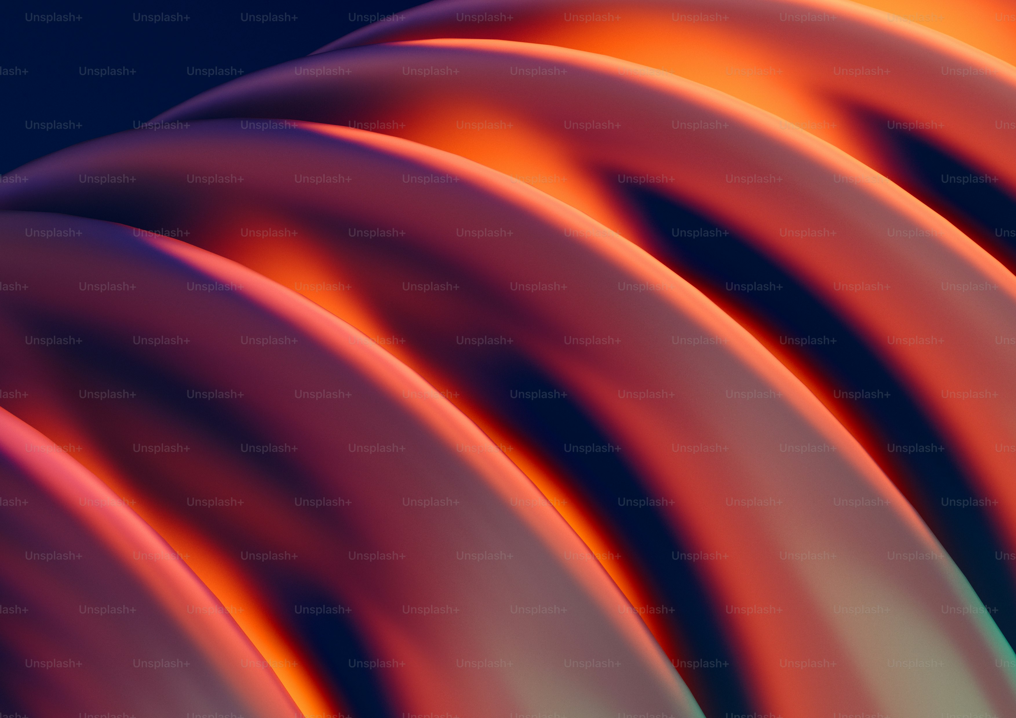 A close up of a bunch of curved objects photo – Abstract Image on Unsplash