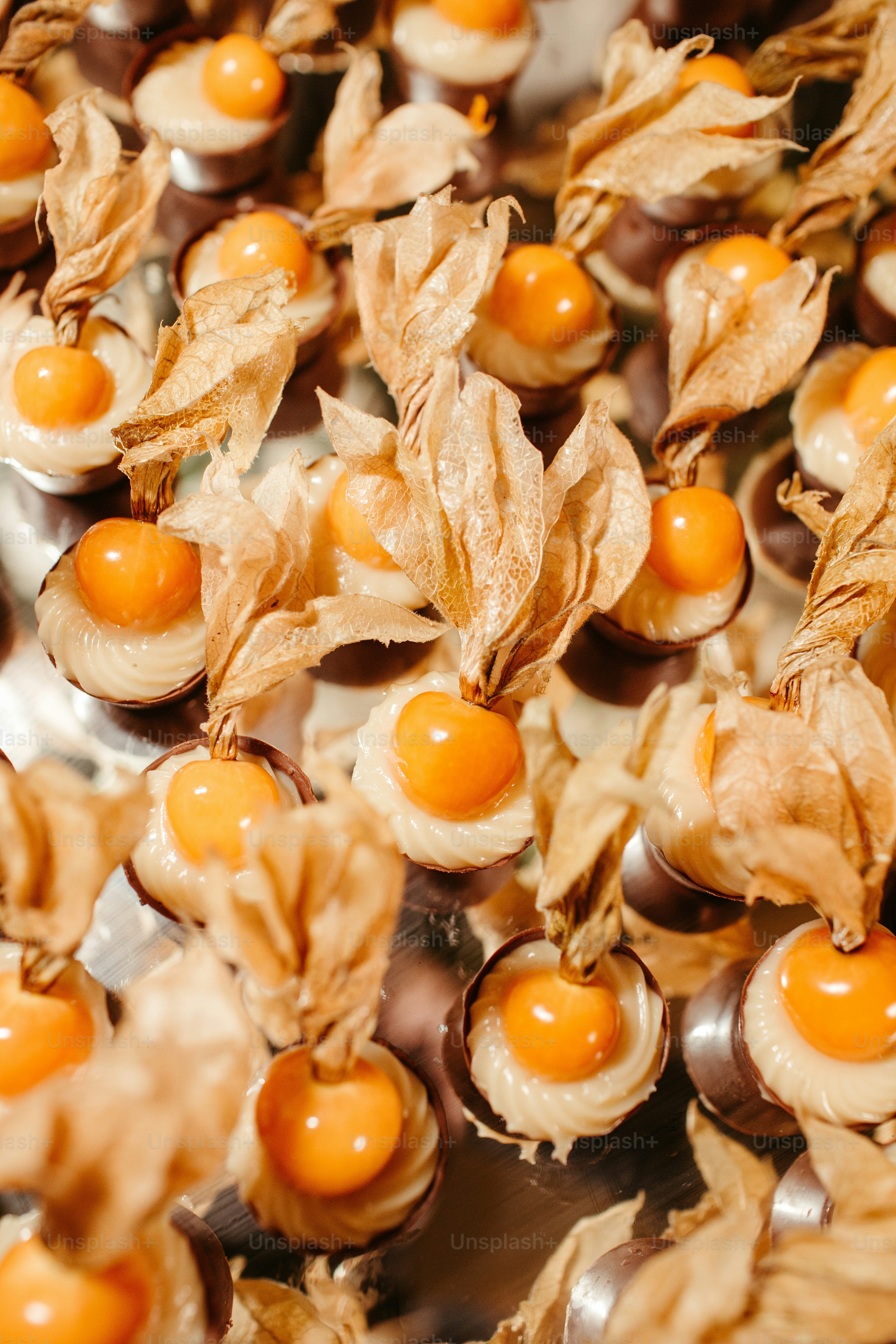 A close up of a bunch of food on a plate photo – Gooseberry Image on ...