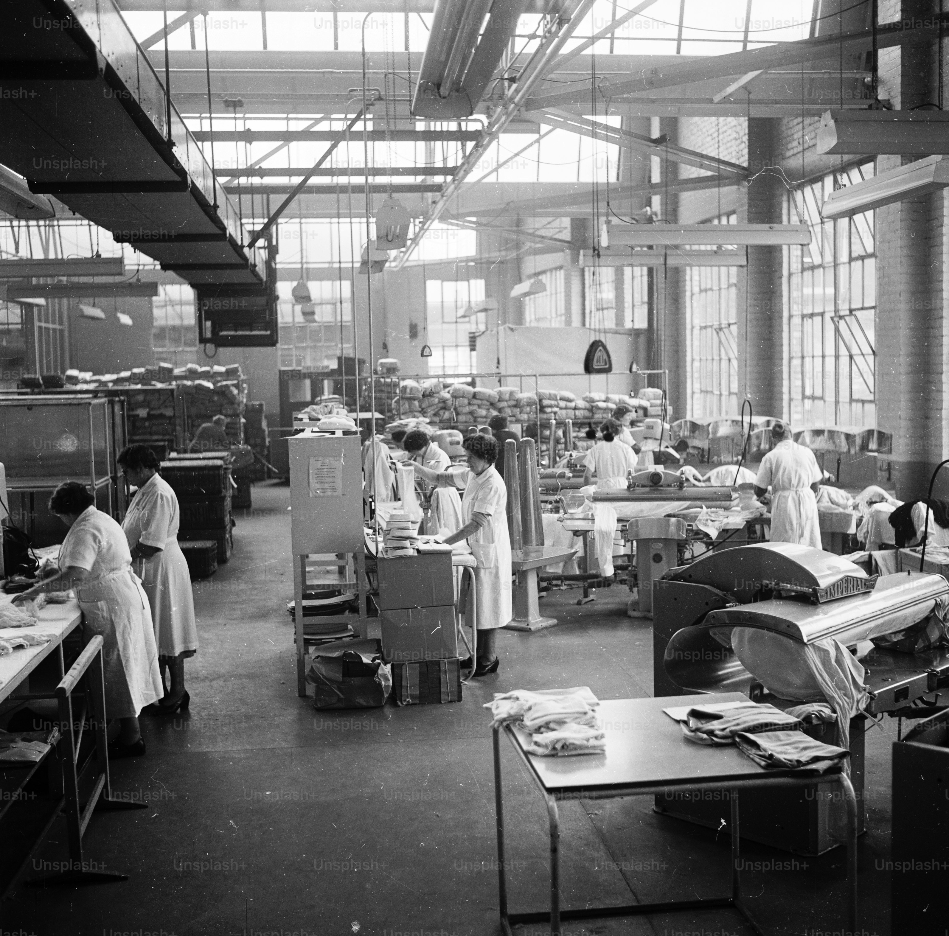 Circa 1925: A mobile laundry van operating in Newtown, Honley, provides ...