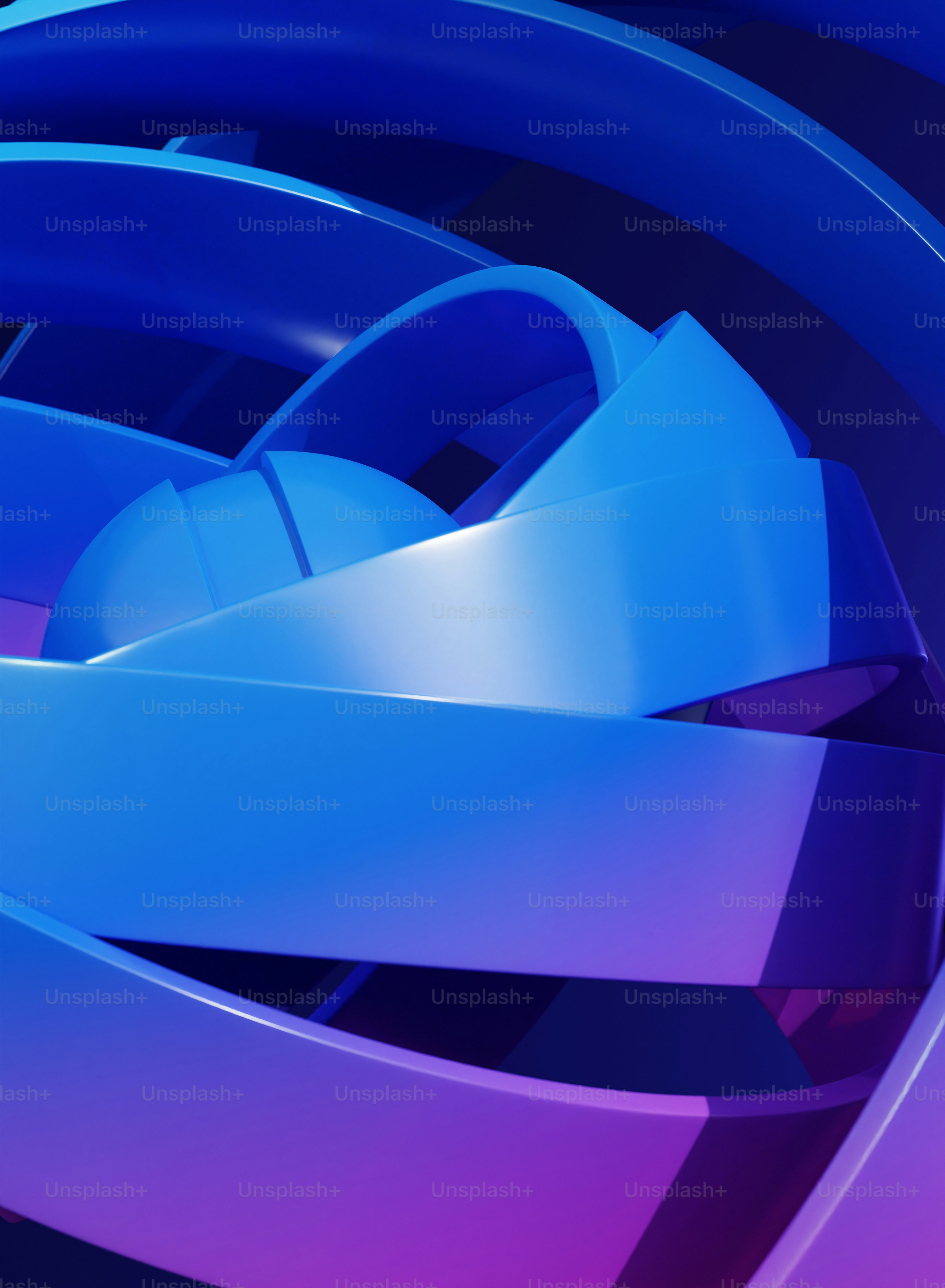 A close up of a blue and purple object photo – Wallpapers Image on Unsplash