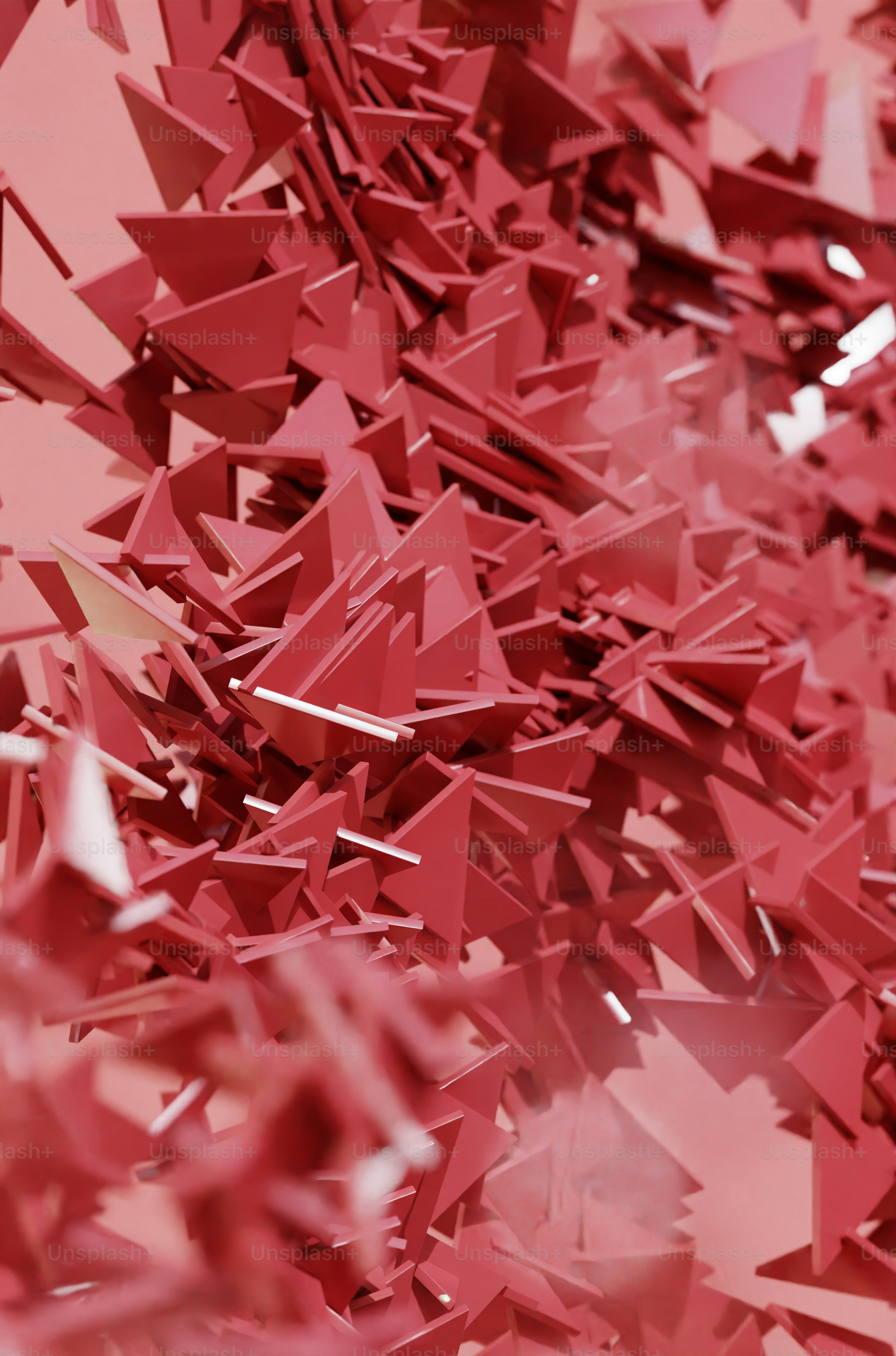 A bunch of red pieces of paper flying in the air photo – Maroon colour ...