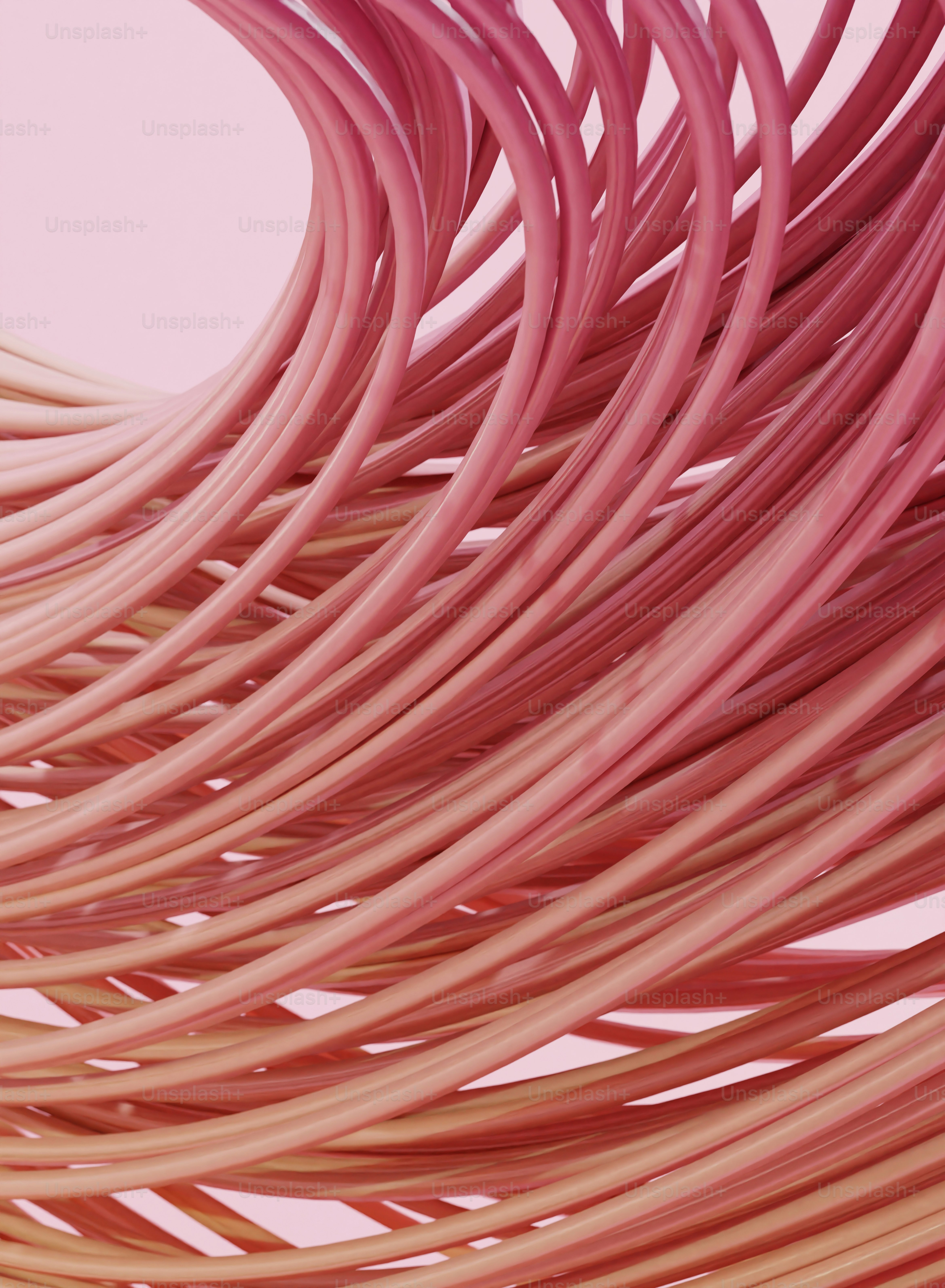A close up of a bunch of pink wires photo – Wallpapers Image on Unsplash