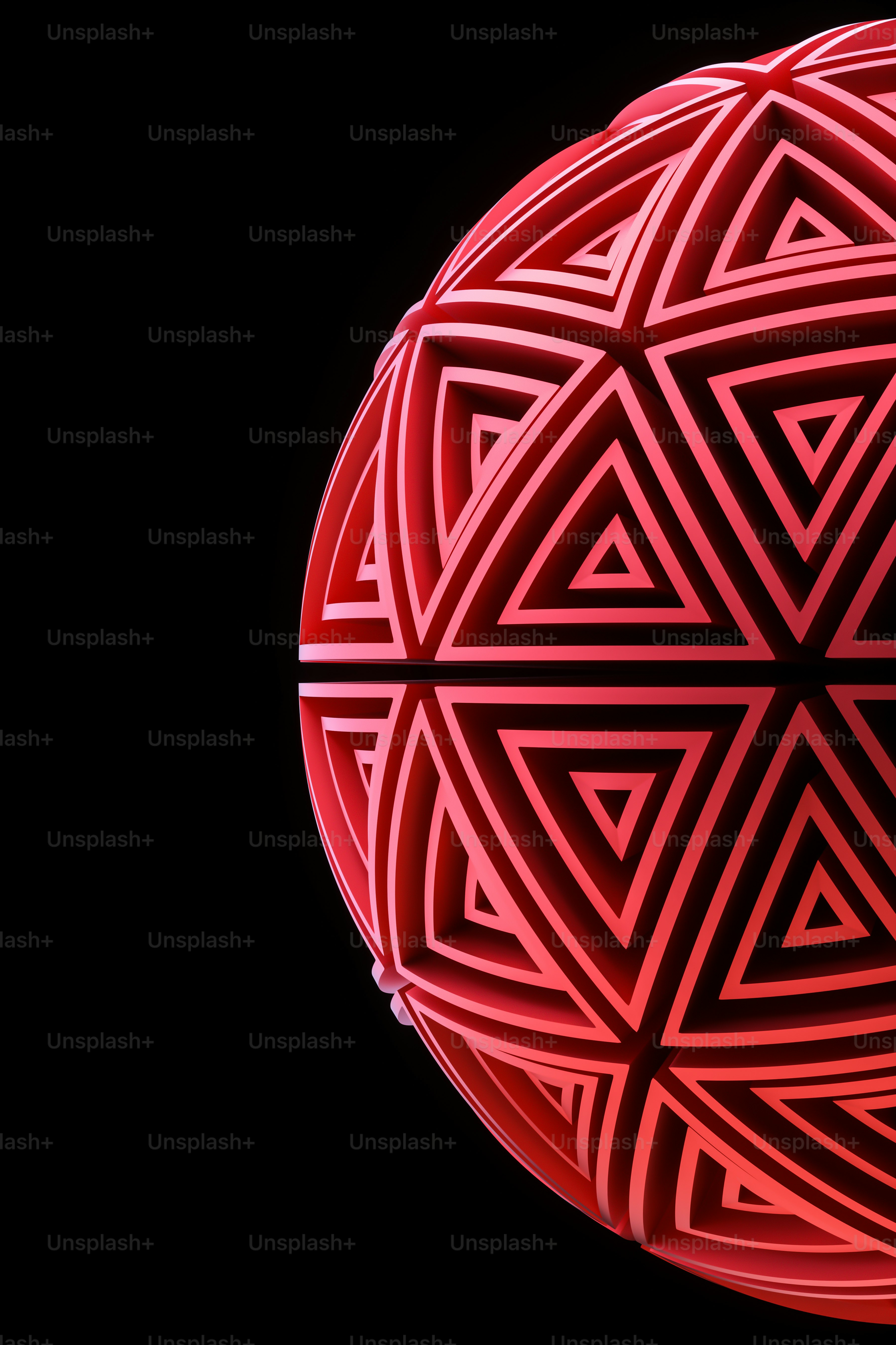 A close up of a red object on a gray background photo – Wallpaper Image ...