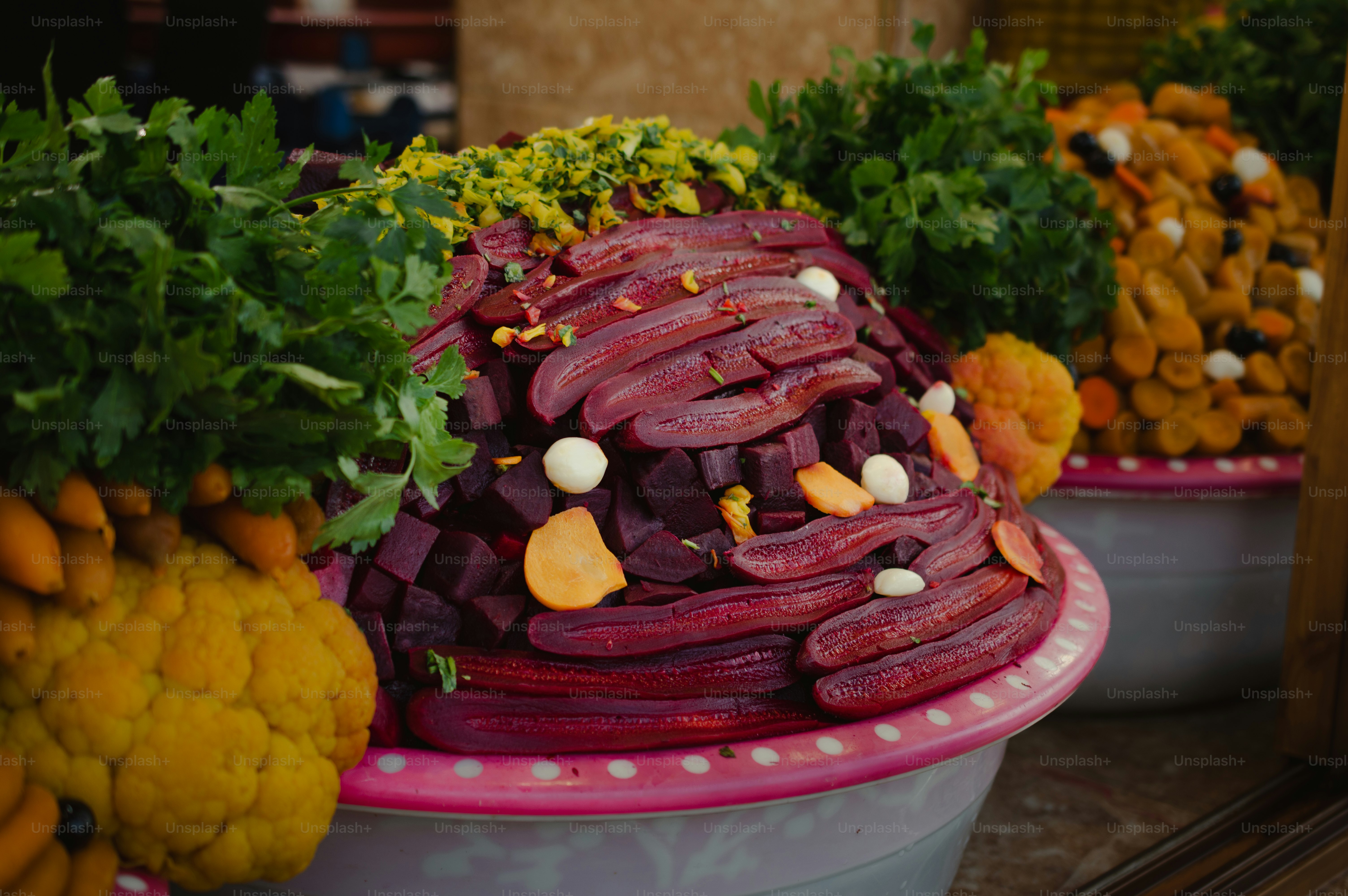 A bunch of food that is in a bowl photo – Pickles Image on Unsplash