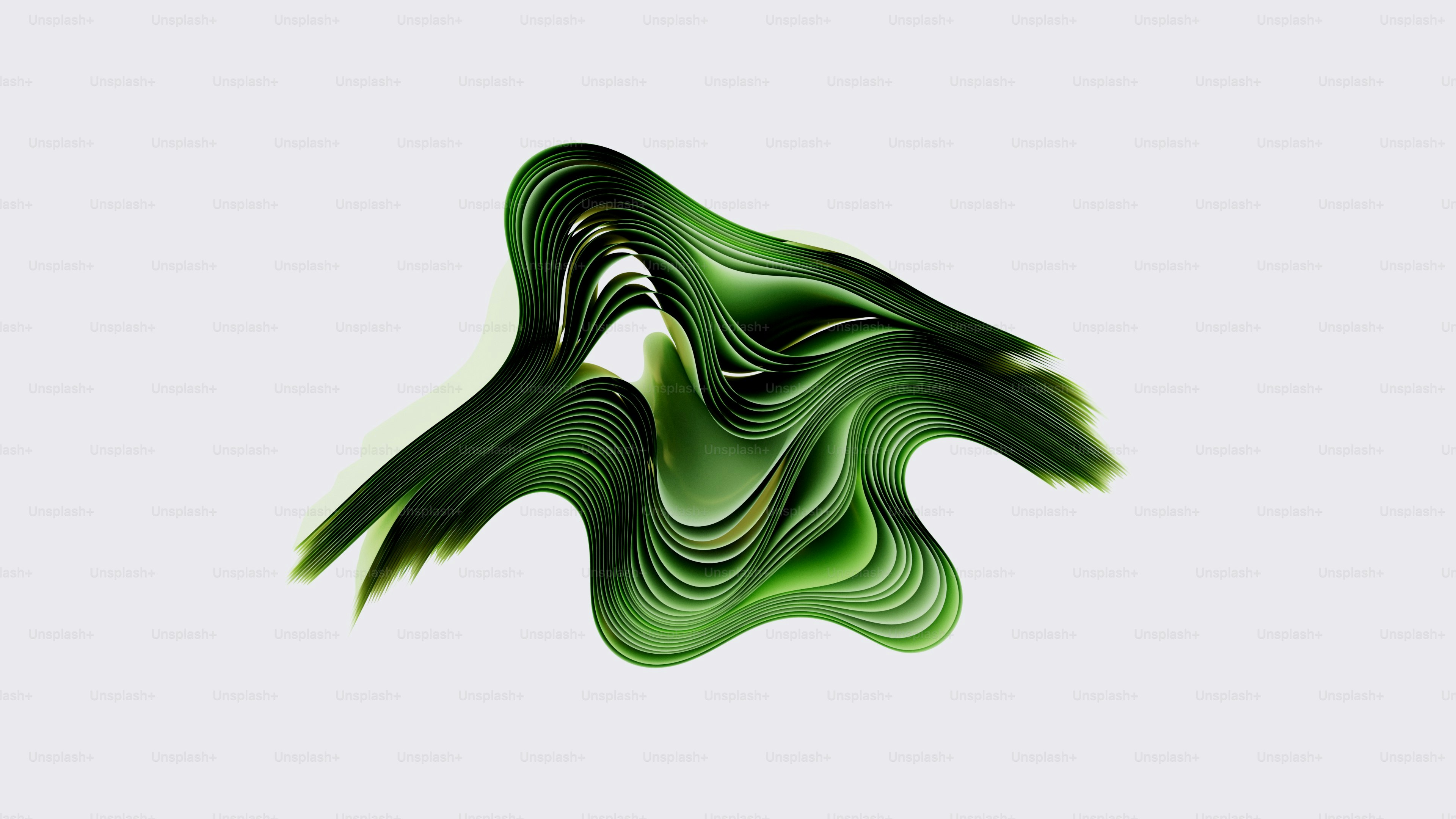 A green abstract design on a white background photo – Wallpaper Image ...