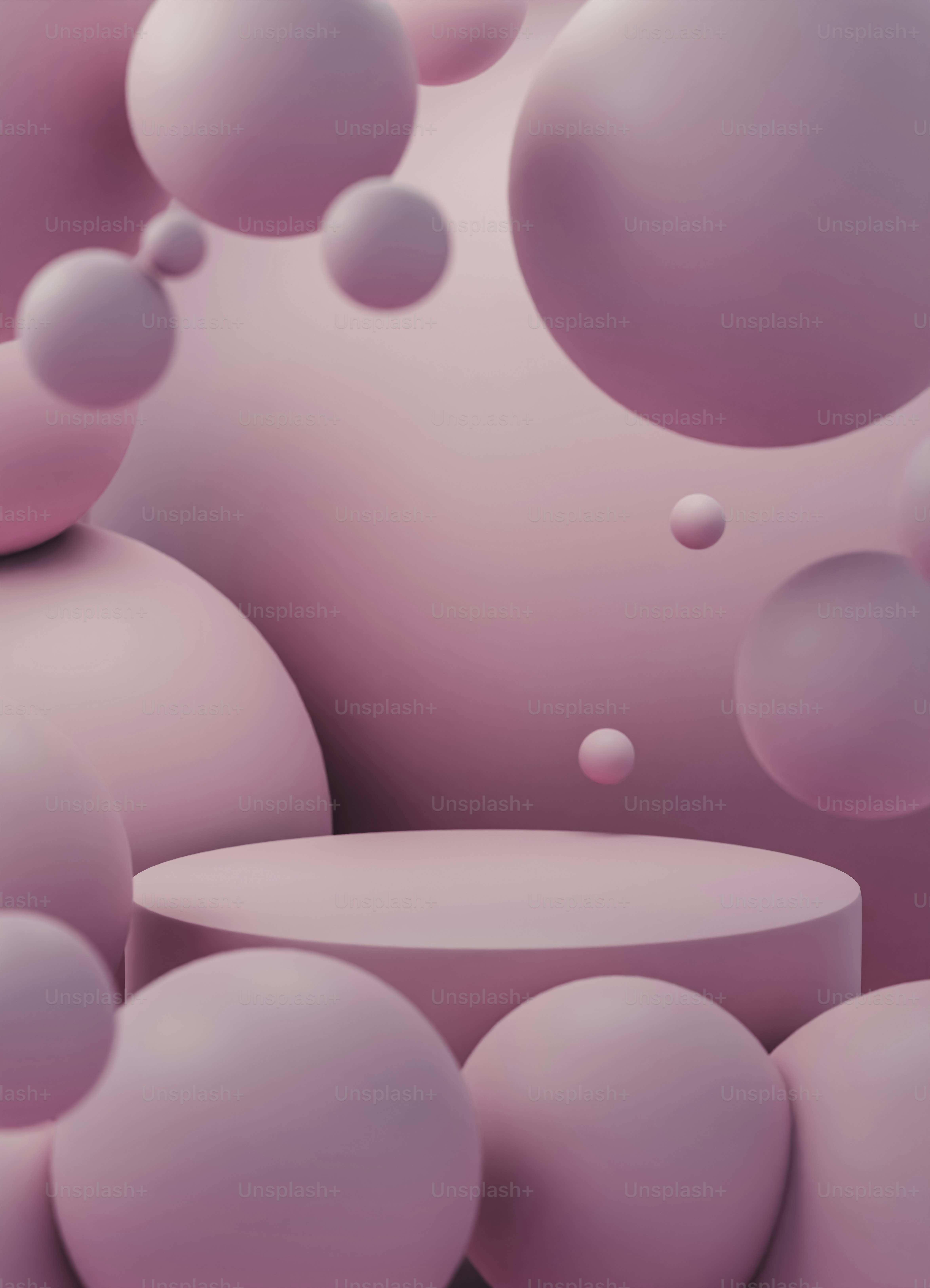 A bunch of blue and white objects floating in the air photo – Blender 3 ...