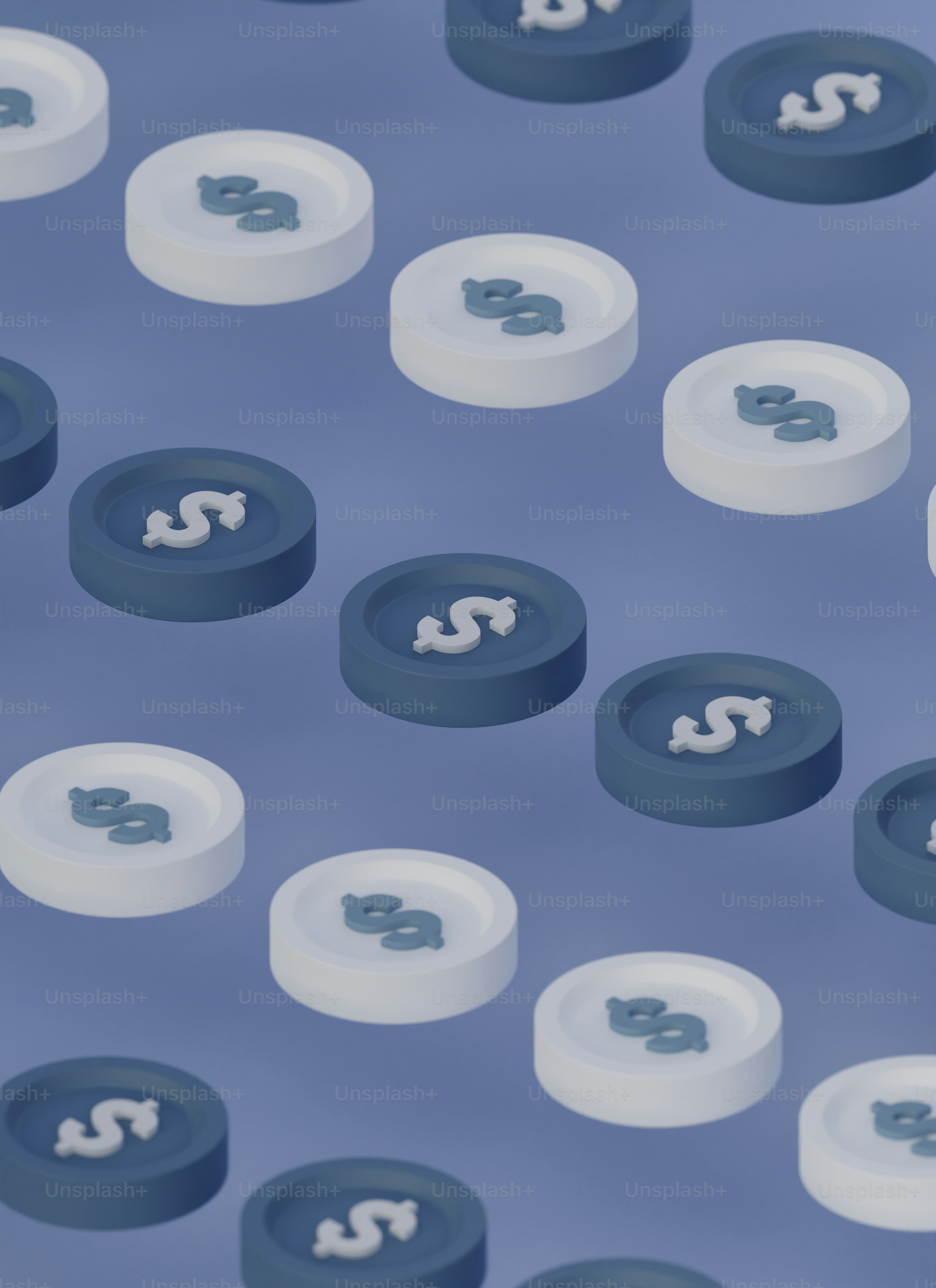 A blue and white background with many white and blue objects photo ...