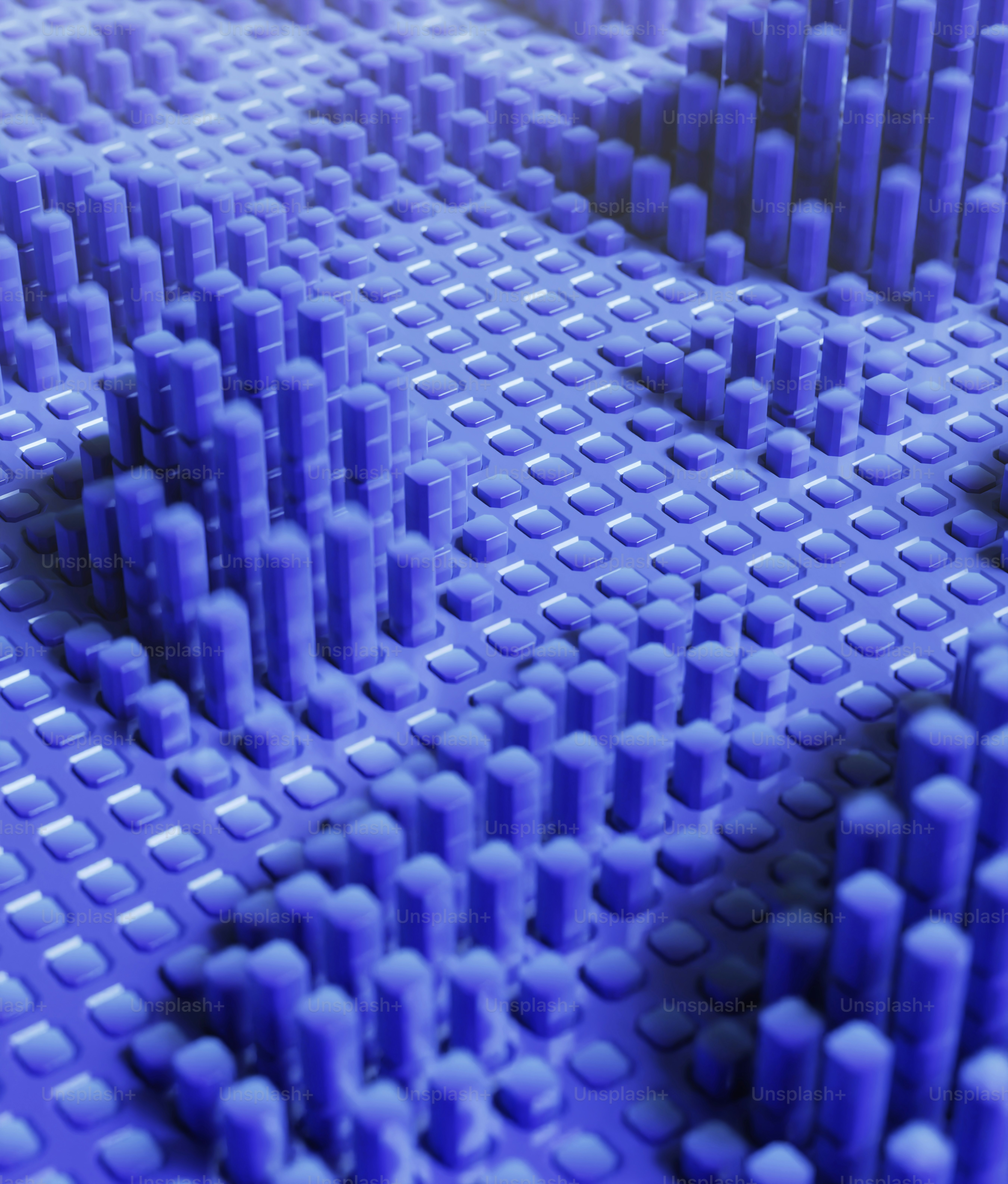 A close up of a blue lego model of a city photo – Wallpapers Image on ...