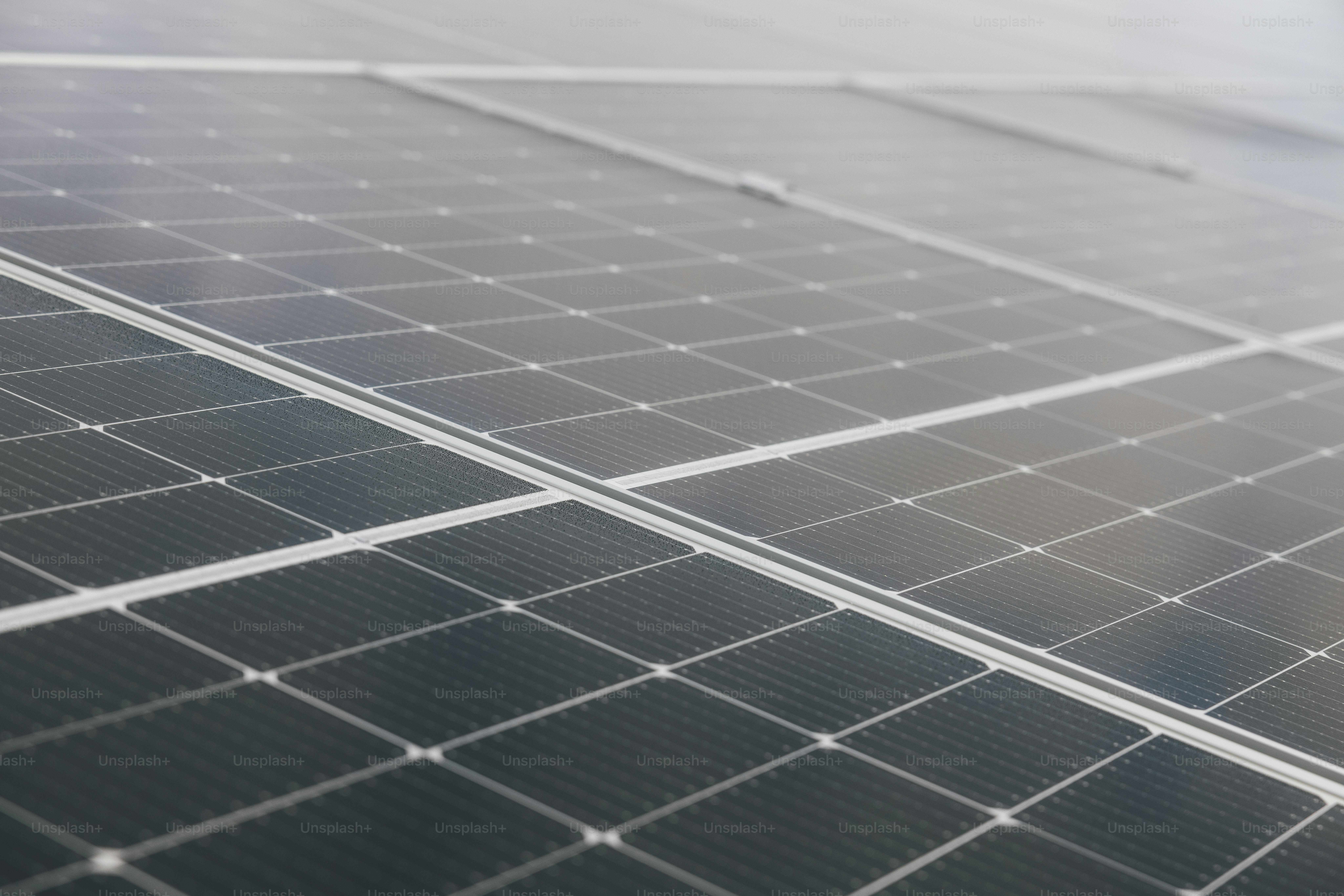 A close up of a row of solar panels photo – Panel solar Image on Unsplash