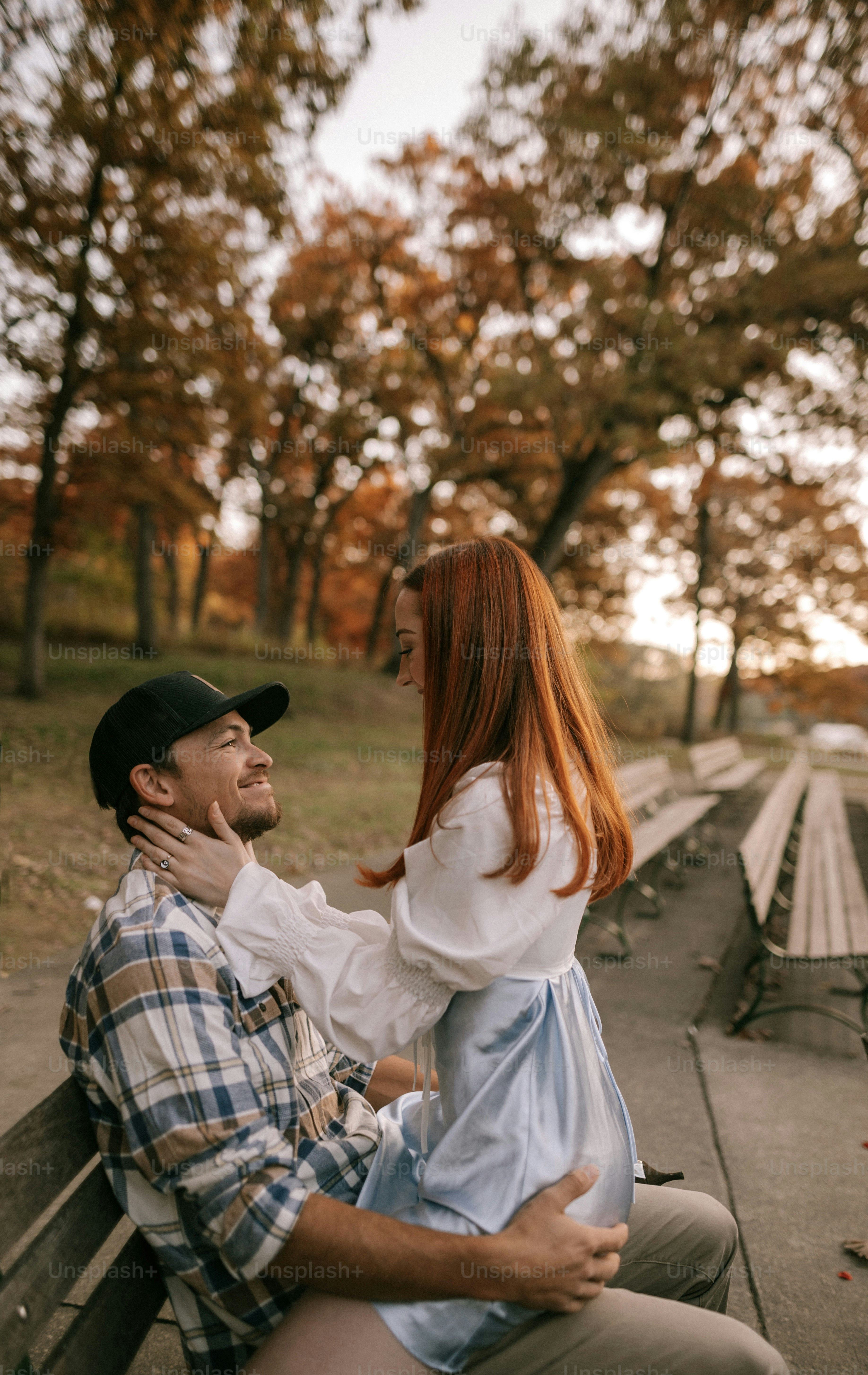 Man Sitting On Top Of A Woman
