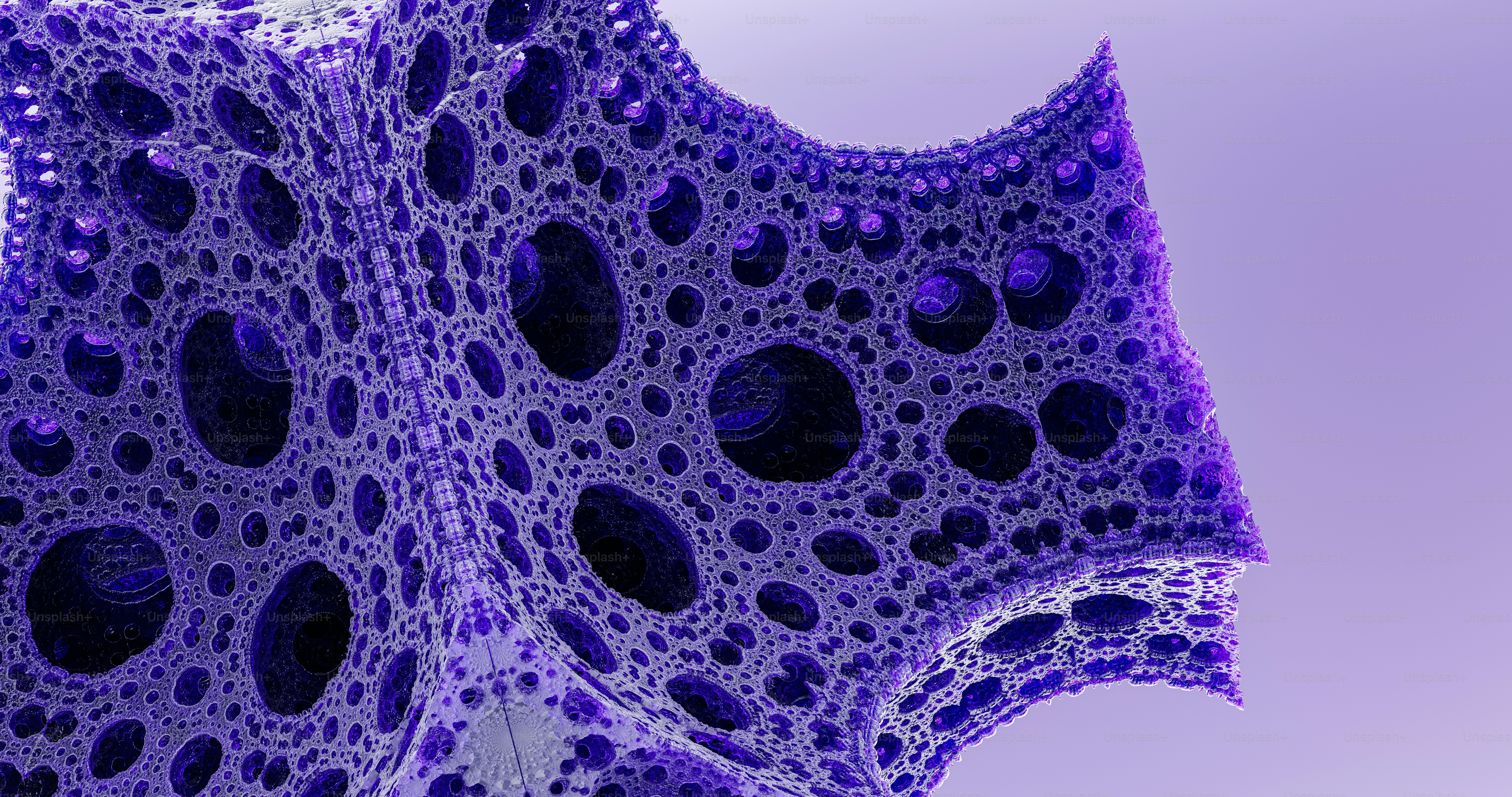 A close up view of a purple object photo – Abstract Image on Unsplash