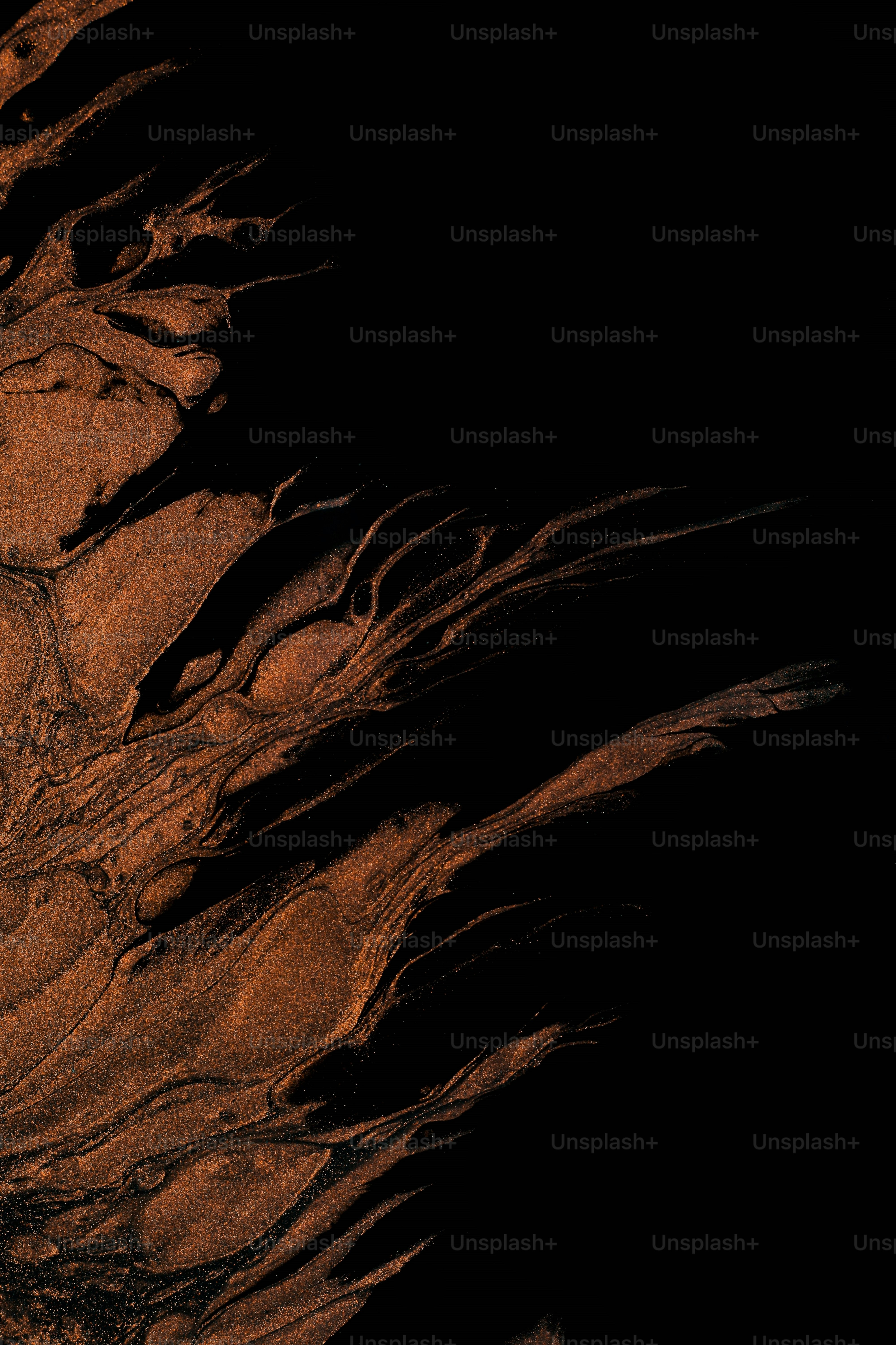 A close up of a rock formation with a black background photo – Watch ...