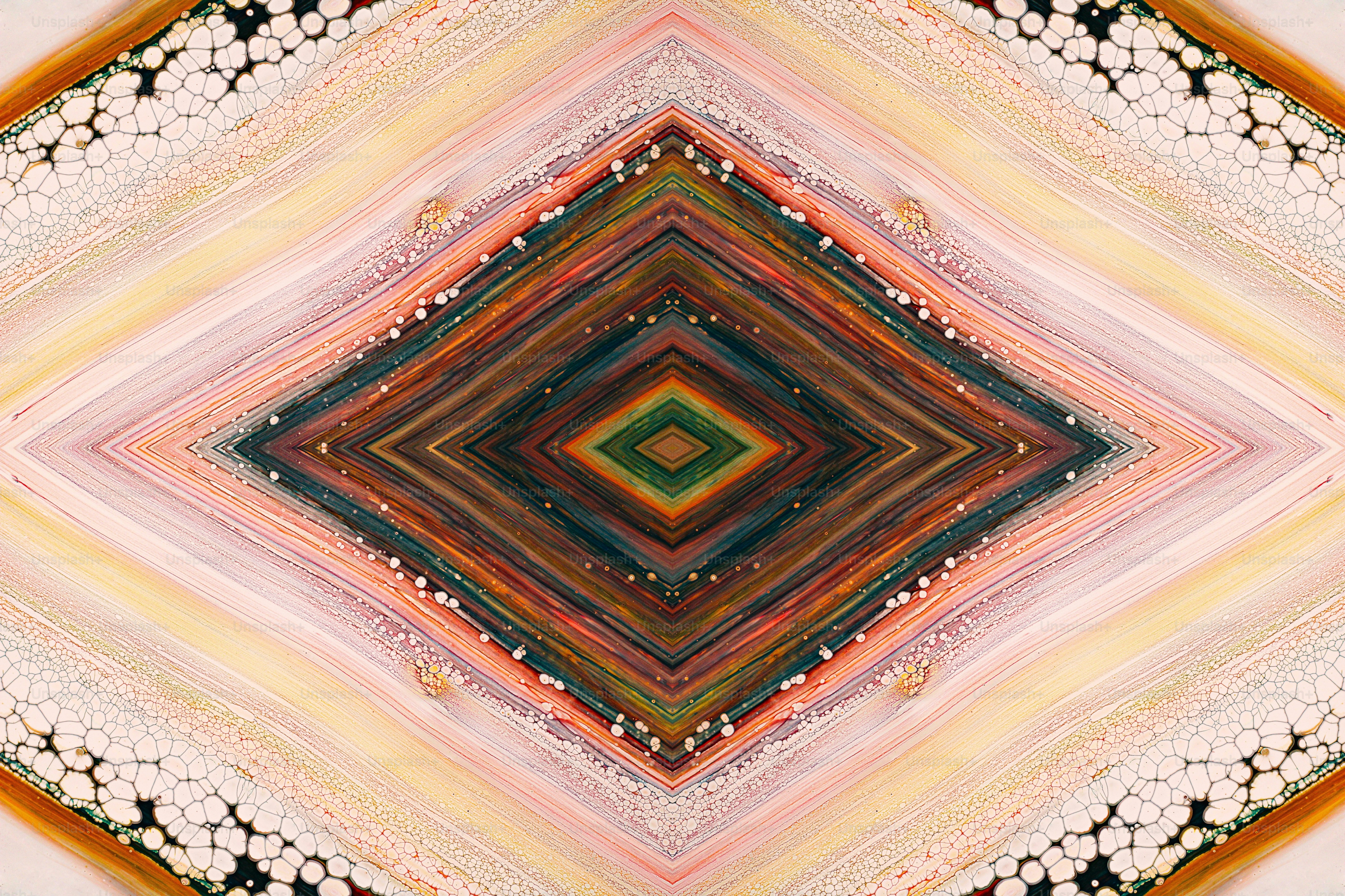 A very colorful picture of a square shaped object photo – Abstract ...