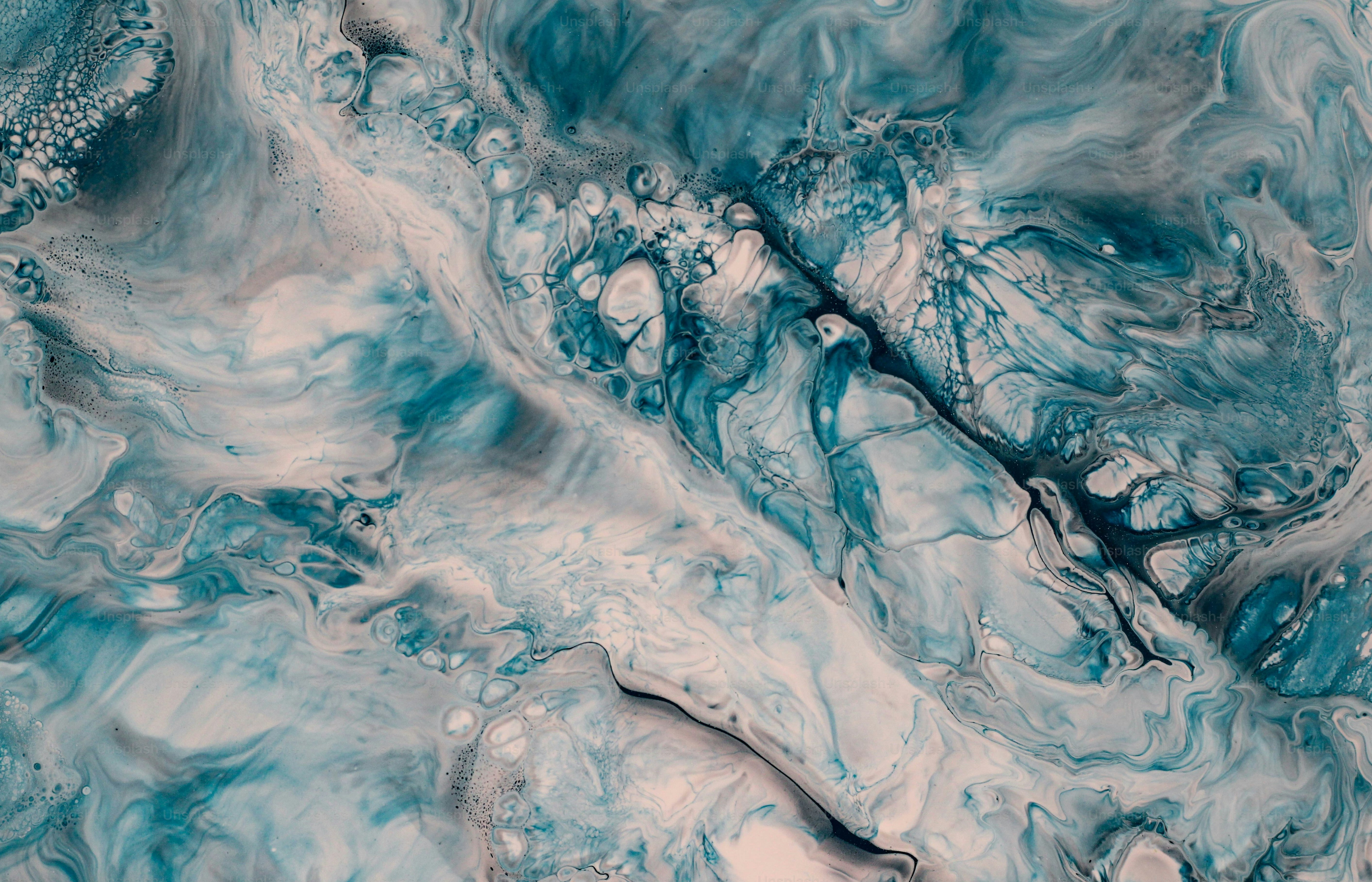 A close up of a blue and white marble photo – Pattern Image on Unsplash