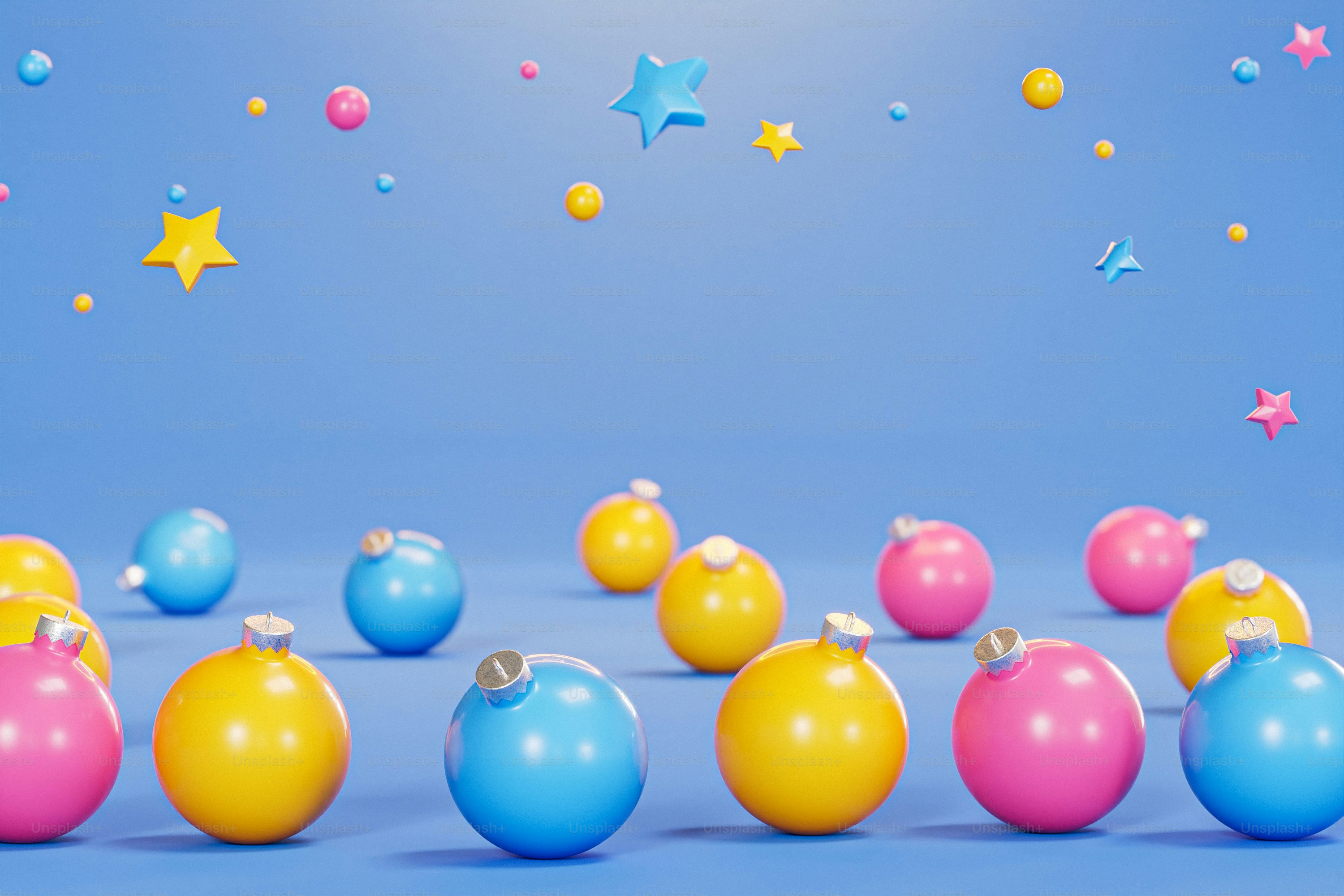 A group of colorful objects photo – 3d Image on Unsplash