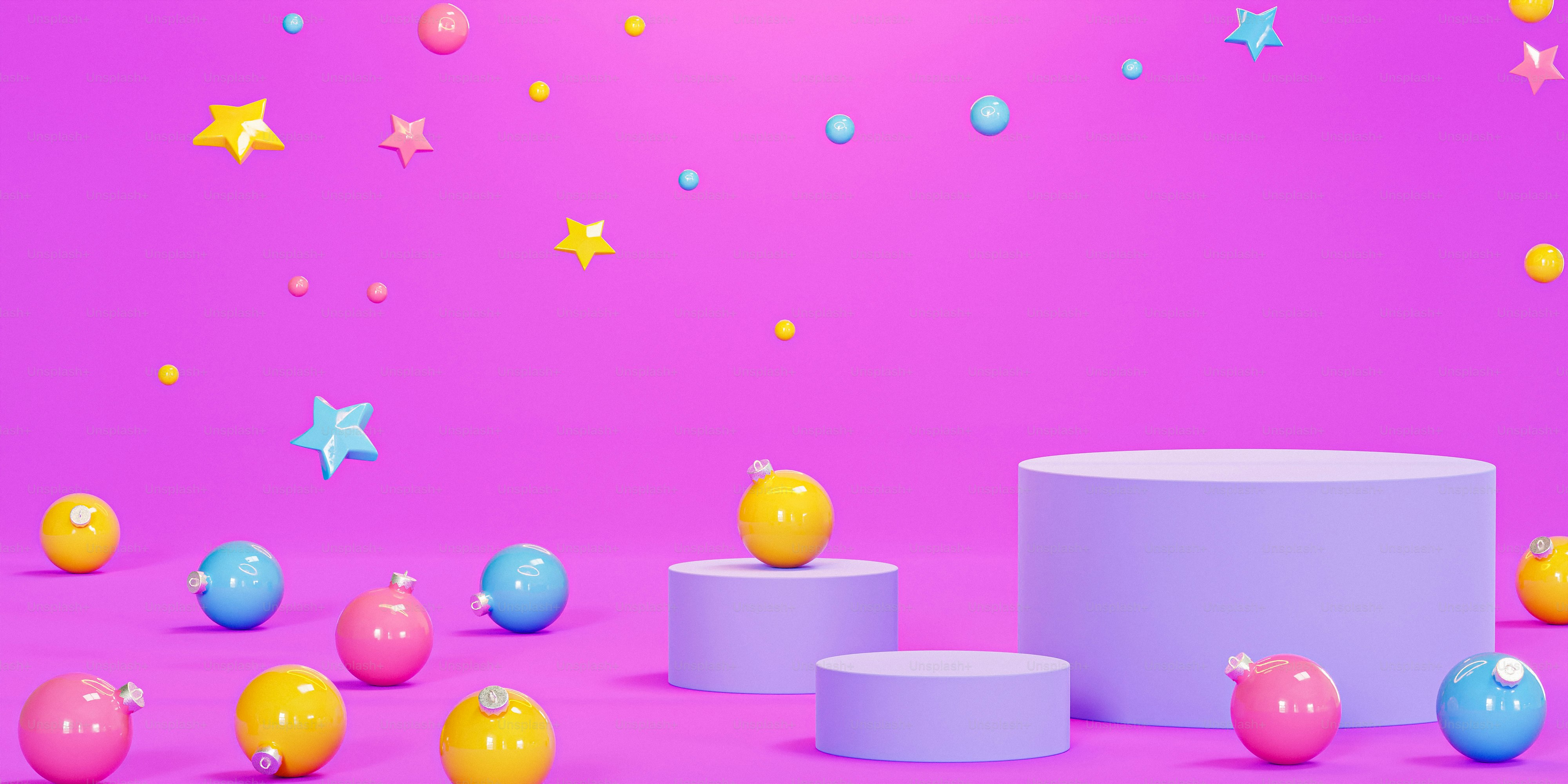 A group of colorful objects photo – Background Image on Unsplash