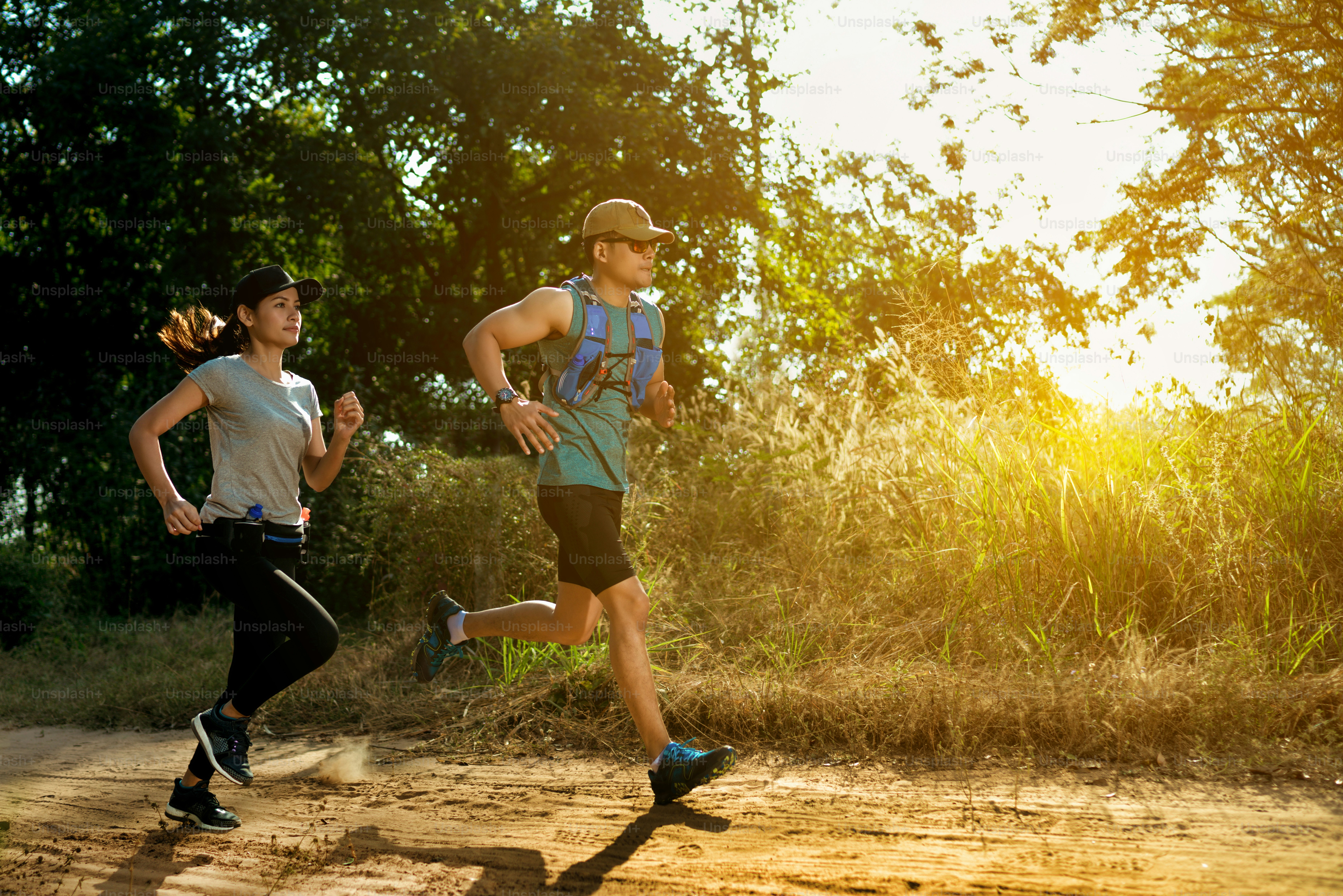 Runners are running in the morning session. photo – Asia Image on Unsplash